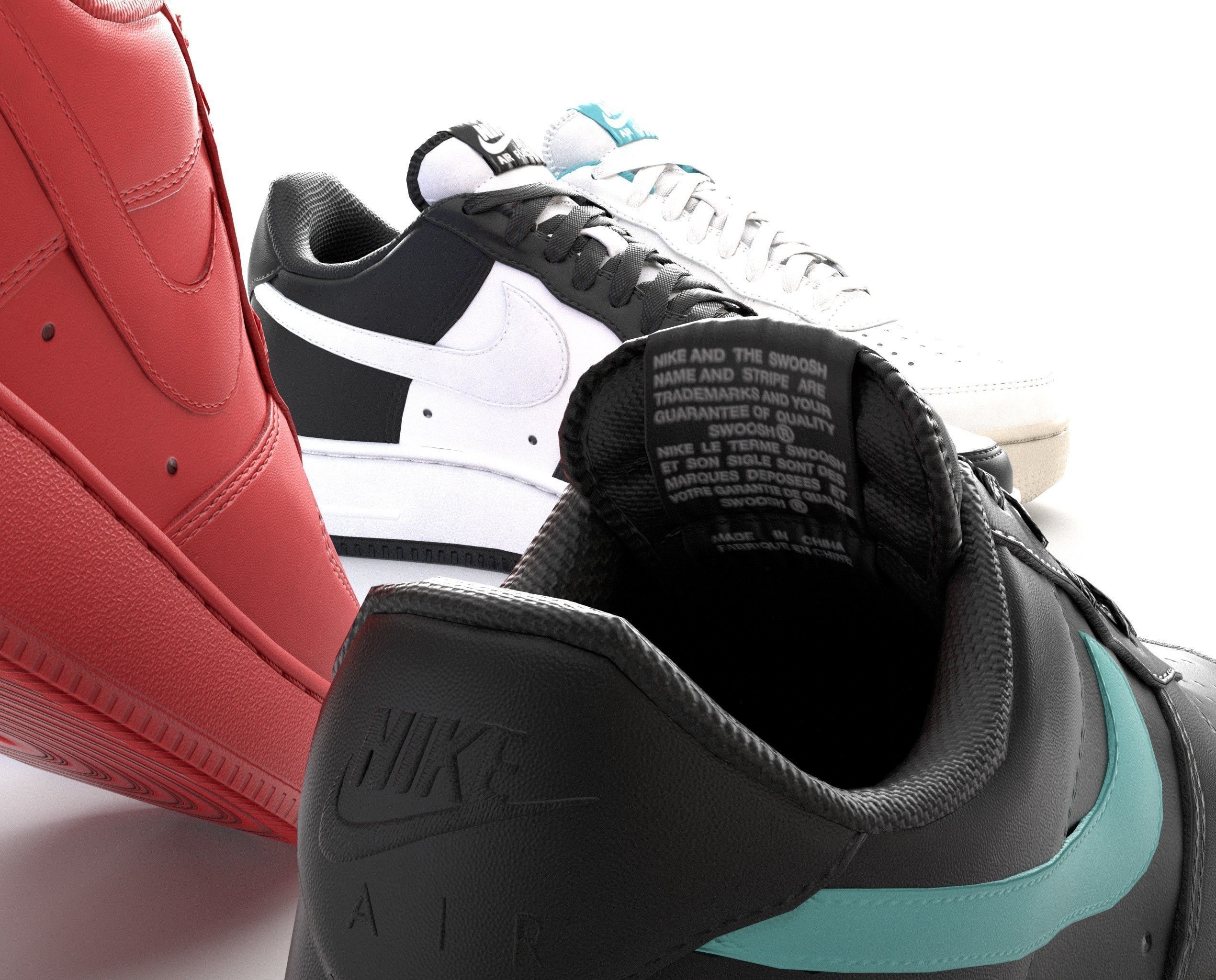 3D model Air Force 1 Variety Pack VR / AR / low-poly | CGTrader