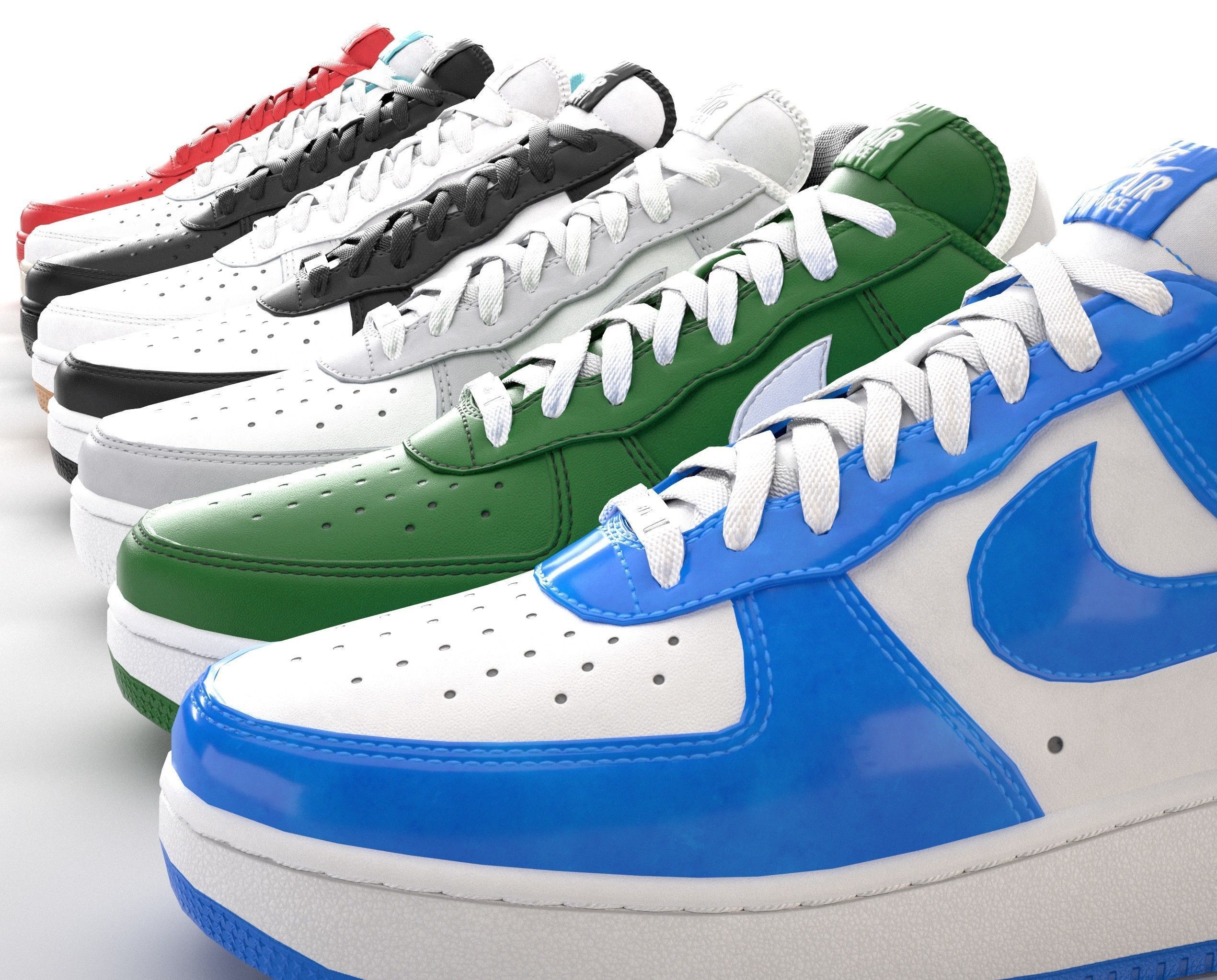 3D model Air Force 1 Variety Pack VR / AR / low-poly | CGTrader