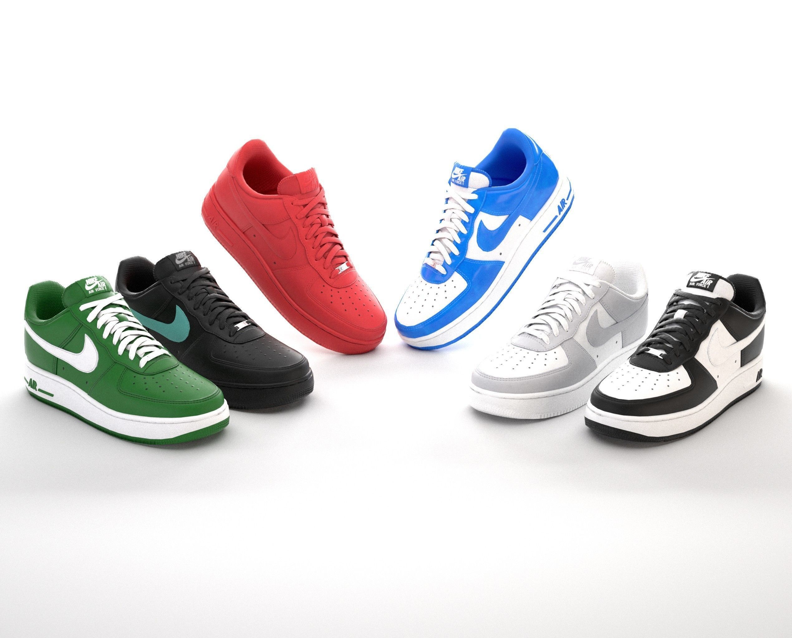 3D model Air Force 1 Variety Pack VR / AR / low-poly | CGTrader
