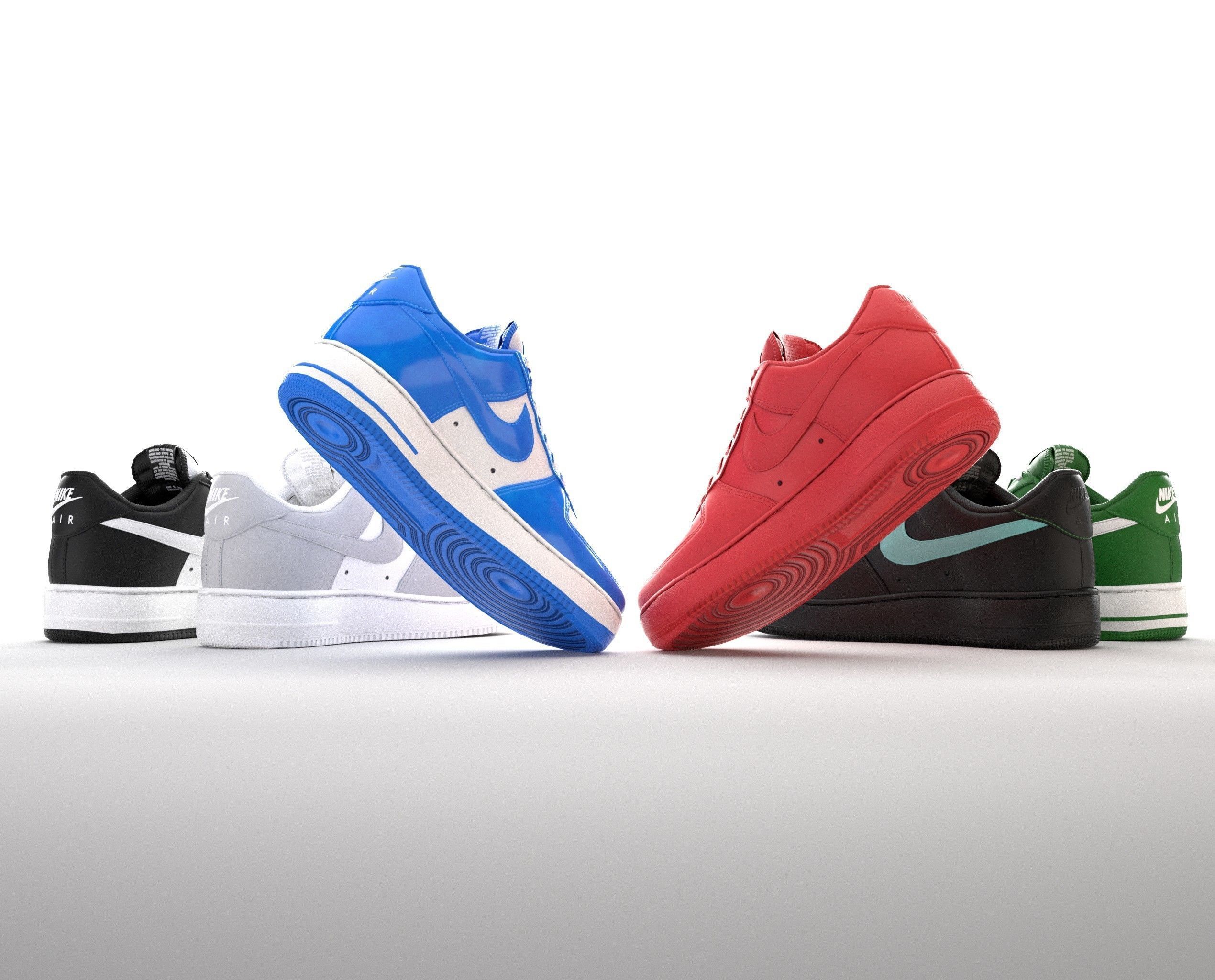 3D model Air Force 1 Variety Pack VR / AR / low-poly | CGTrader