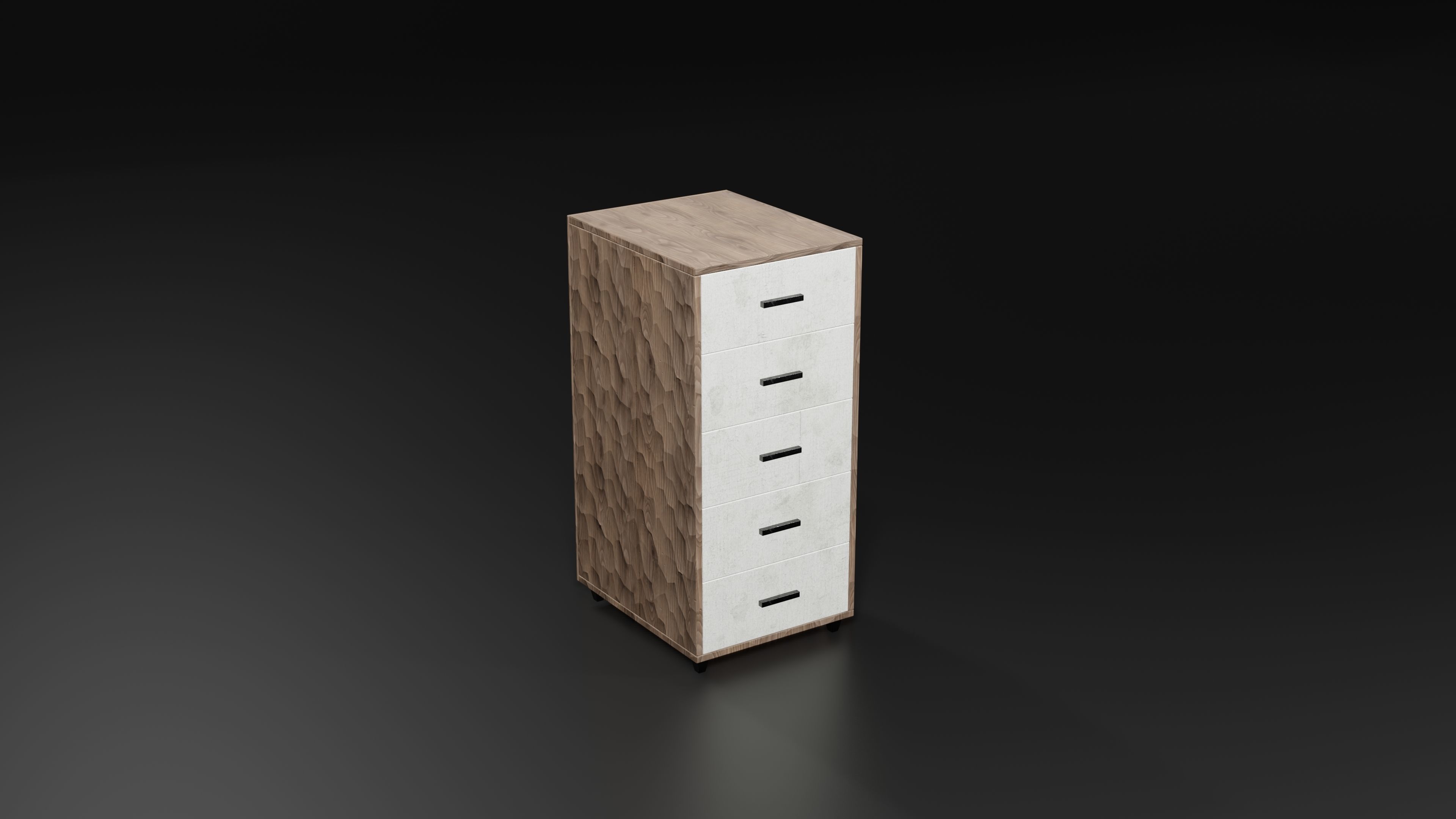 Modern Tall Drawer - Modern furniture pack free 3D model | CGTrader
