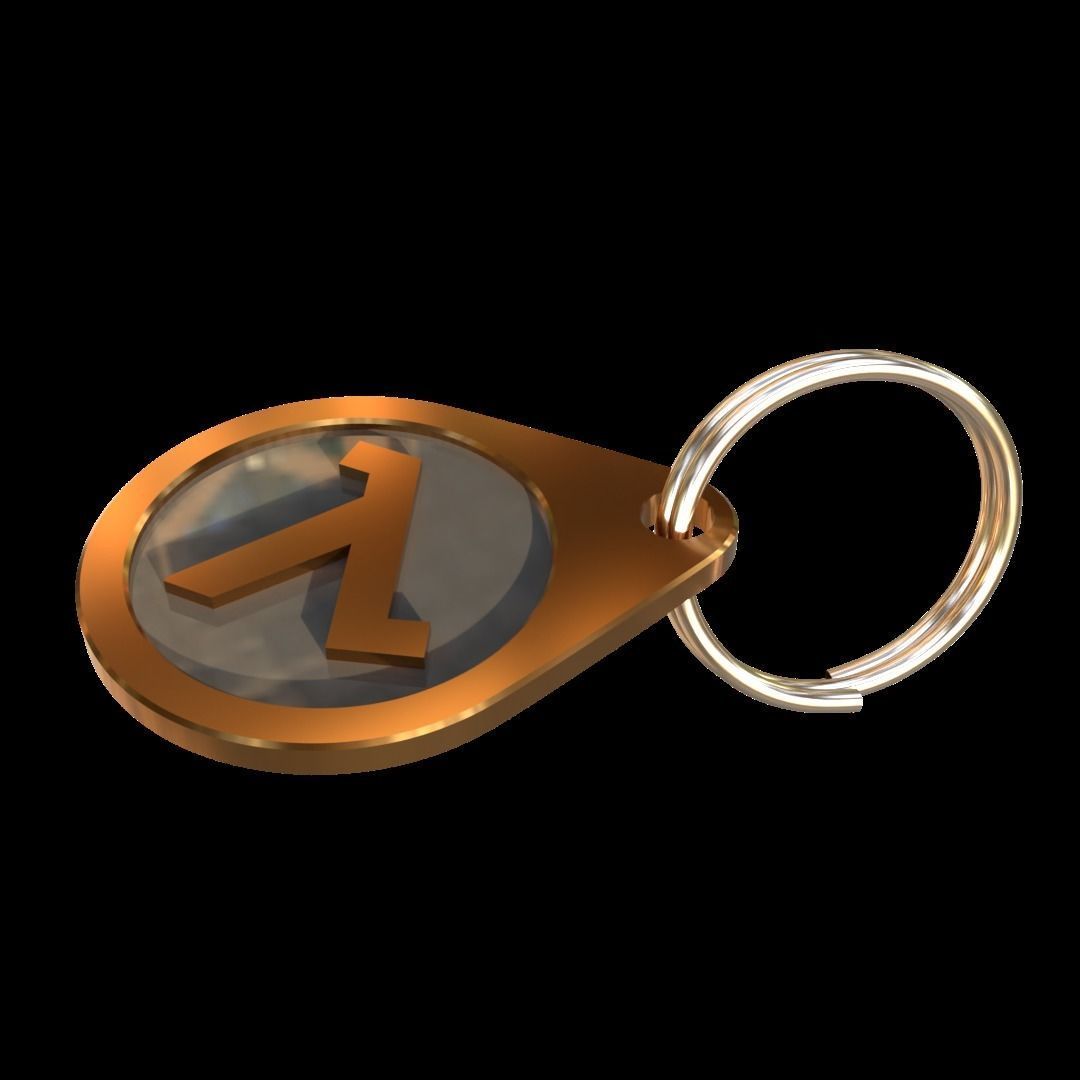 Half Life Saga Keyring 3D model 3D printable | CGTrader