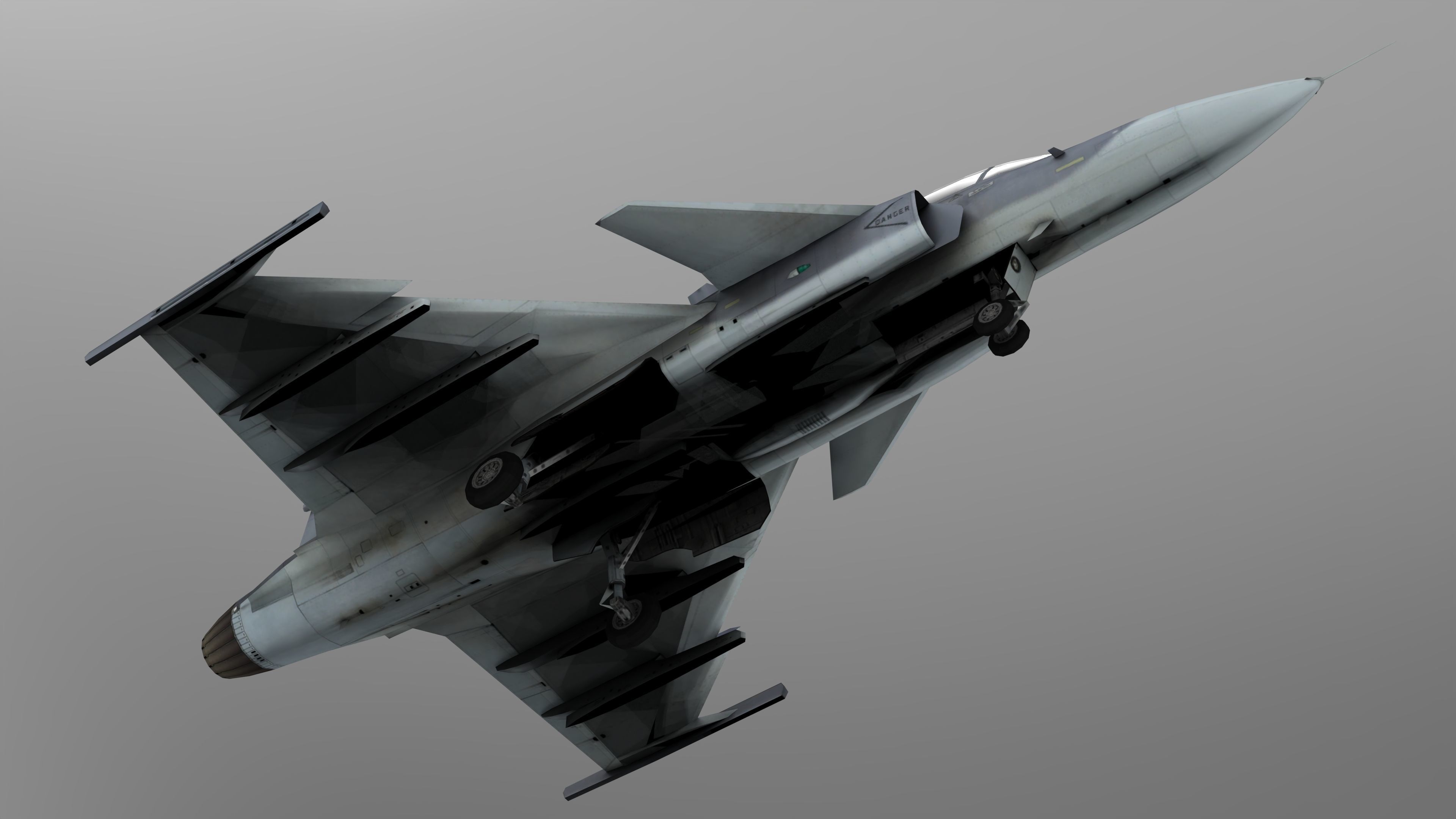 3D model Saab JAS 39 Gripen VR / AR / low-poly | CGTrader