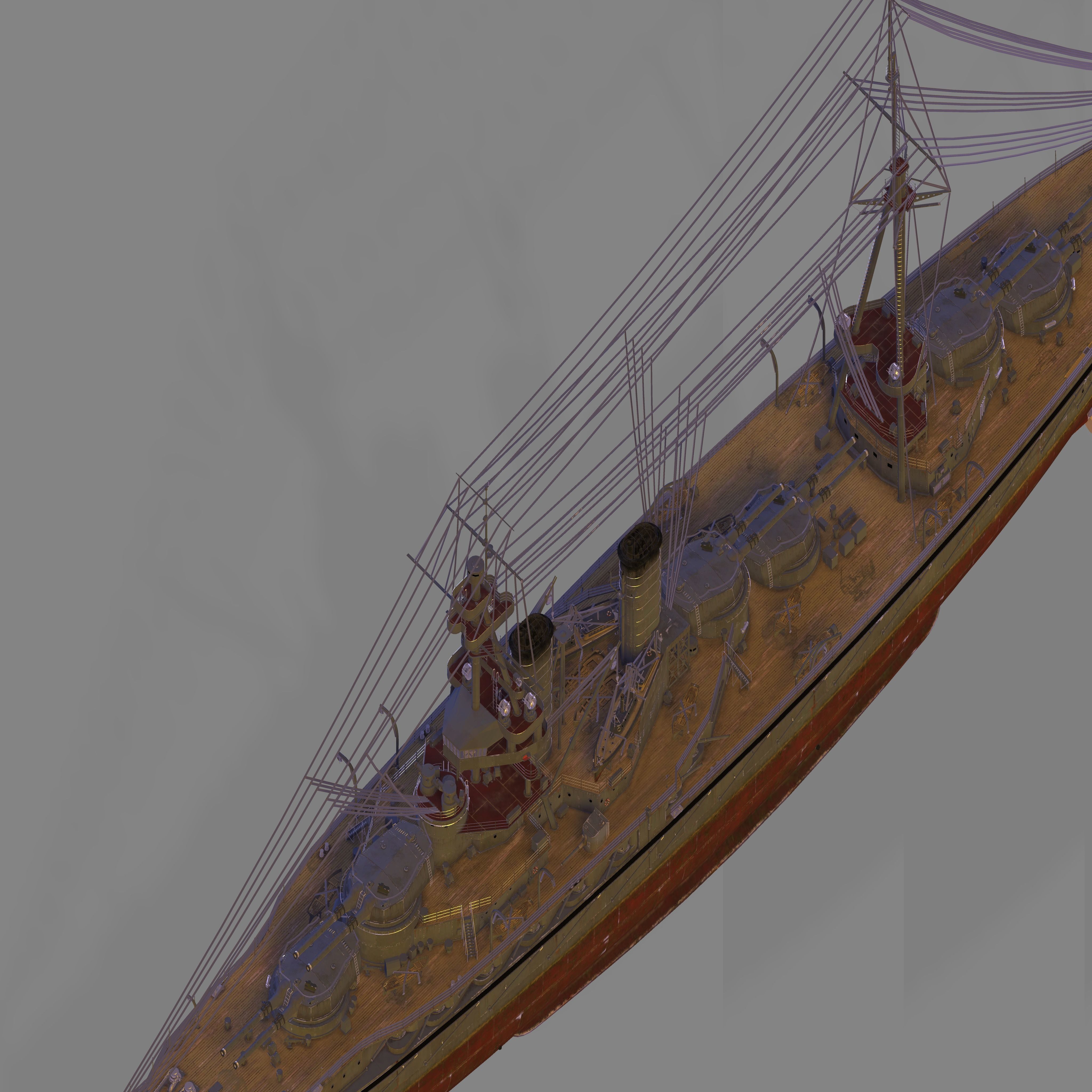 IJN Hyuga 3D model | CGTrader