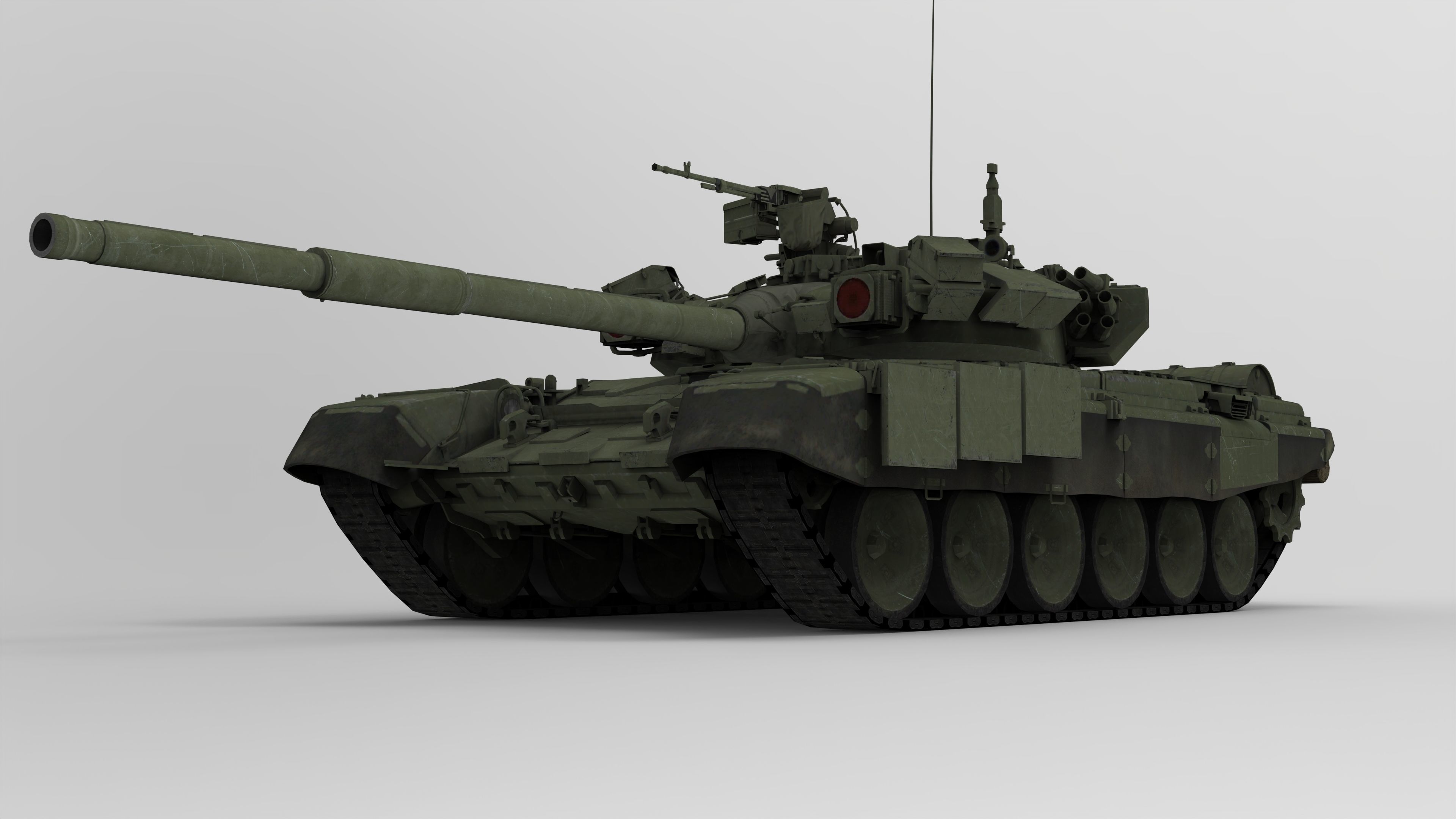 3D model T-90 Russian Main Battle Tank VR / AR / low-poly | CGTrader