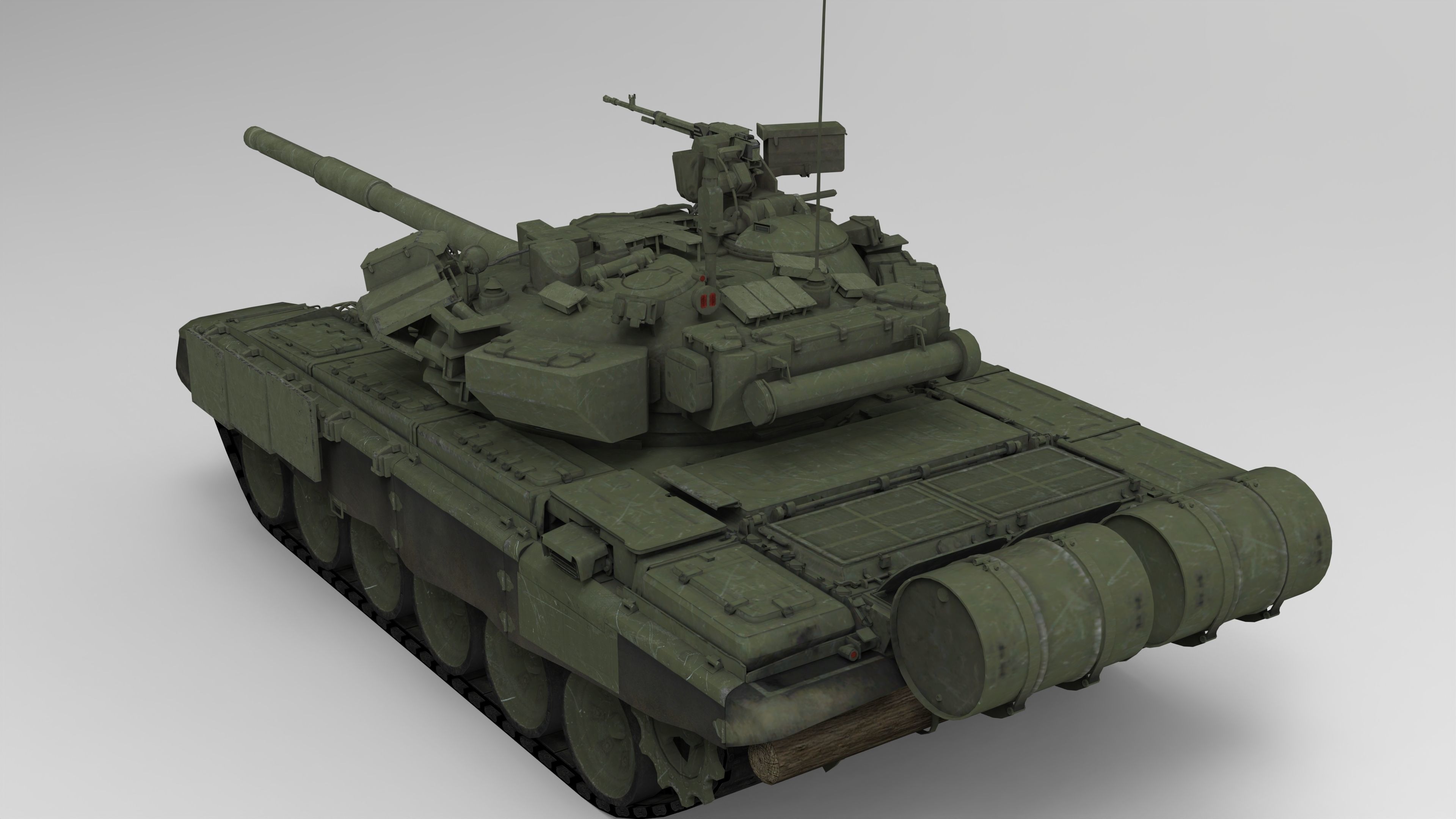 3D model T-90 Russian Main Battle Tank VR / AR / low-poly | CGTrader