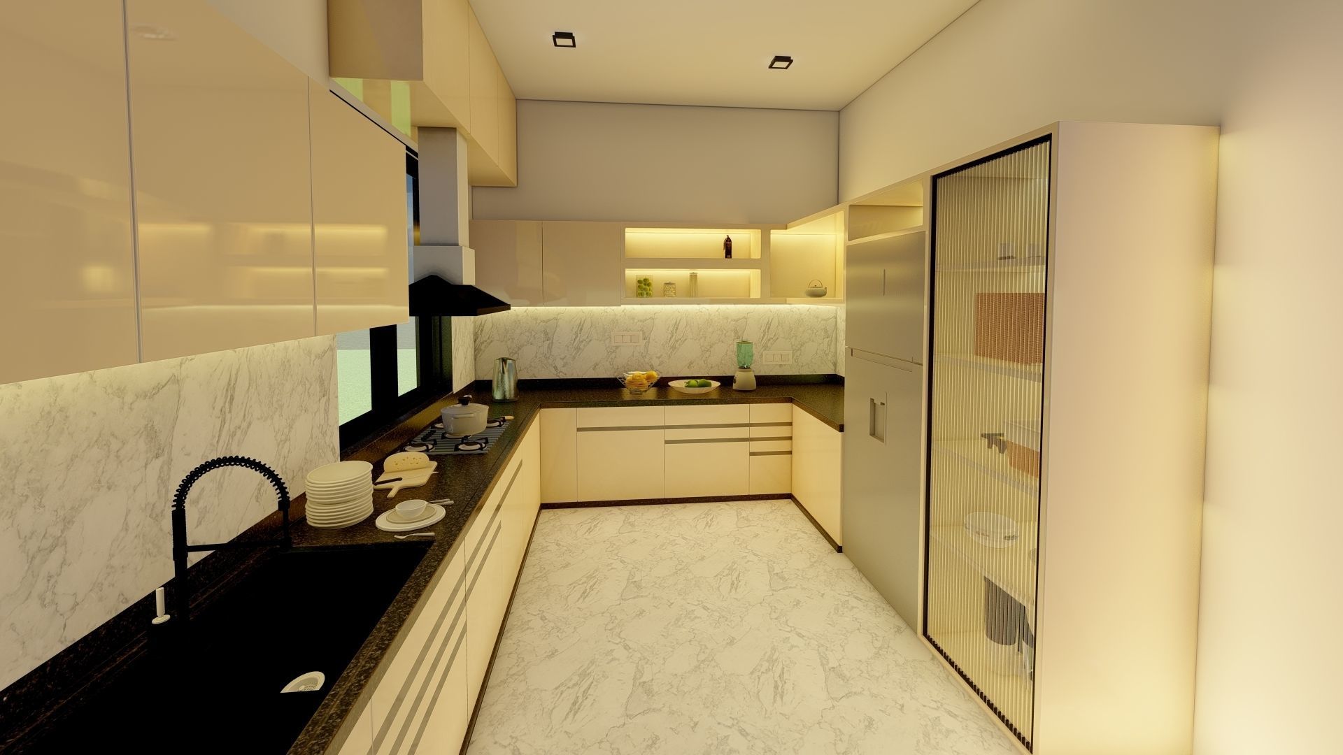 kitchen interior 3D model | CGTrader