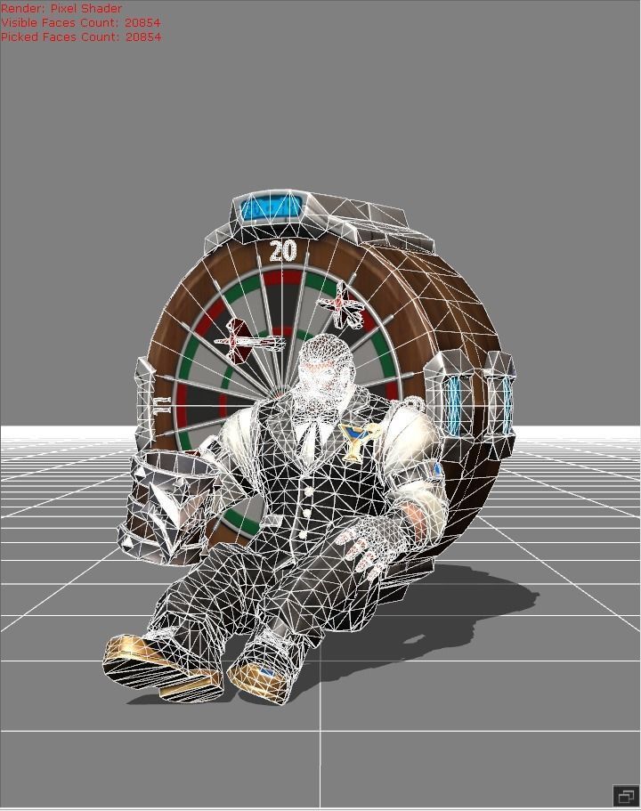 Baxia Bartender Skin 3D model animated rigged | CGTrader