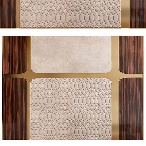 Wall panels 011 3D model | CGTrader
