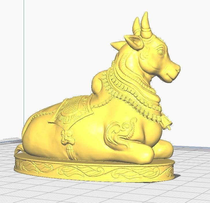 Full Nandi Bull 3D model 3D printable | CGTrader