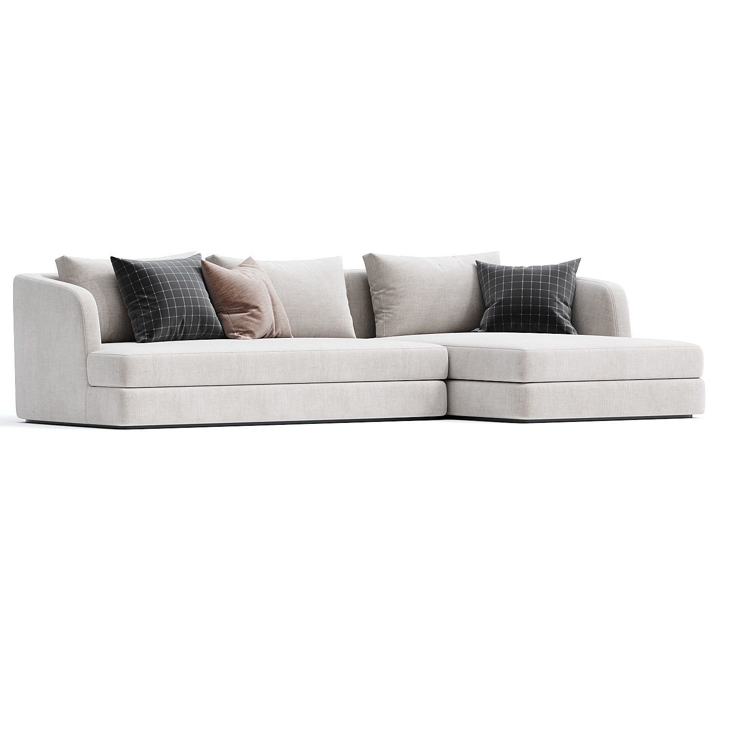 BARRET By Flexform sofa 3d model 3D model | CGTrader