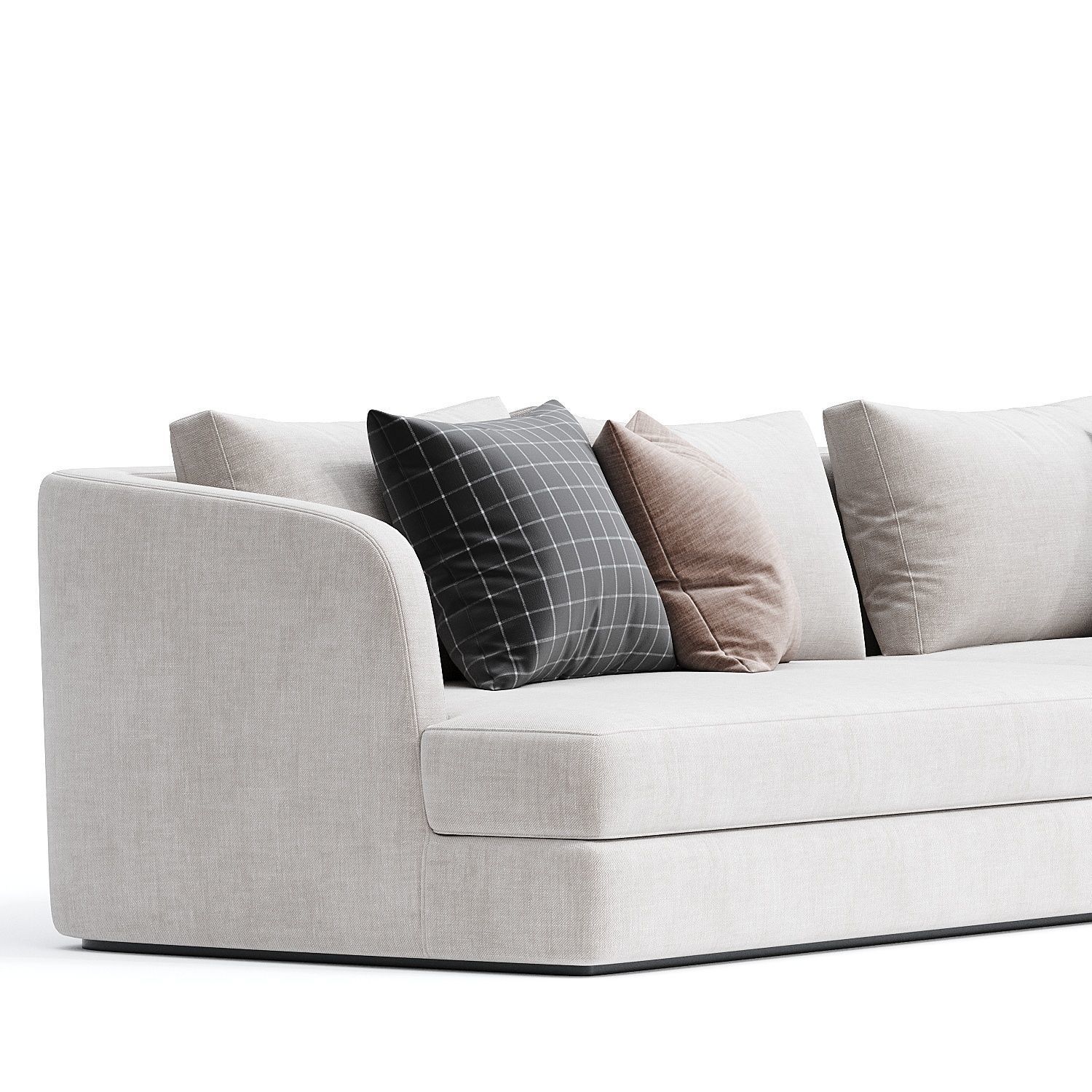 BARRET By Flexform sofa 3d model 3D model | CGTrader