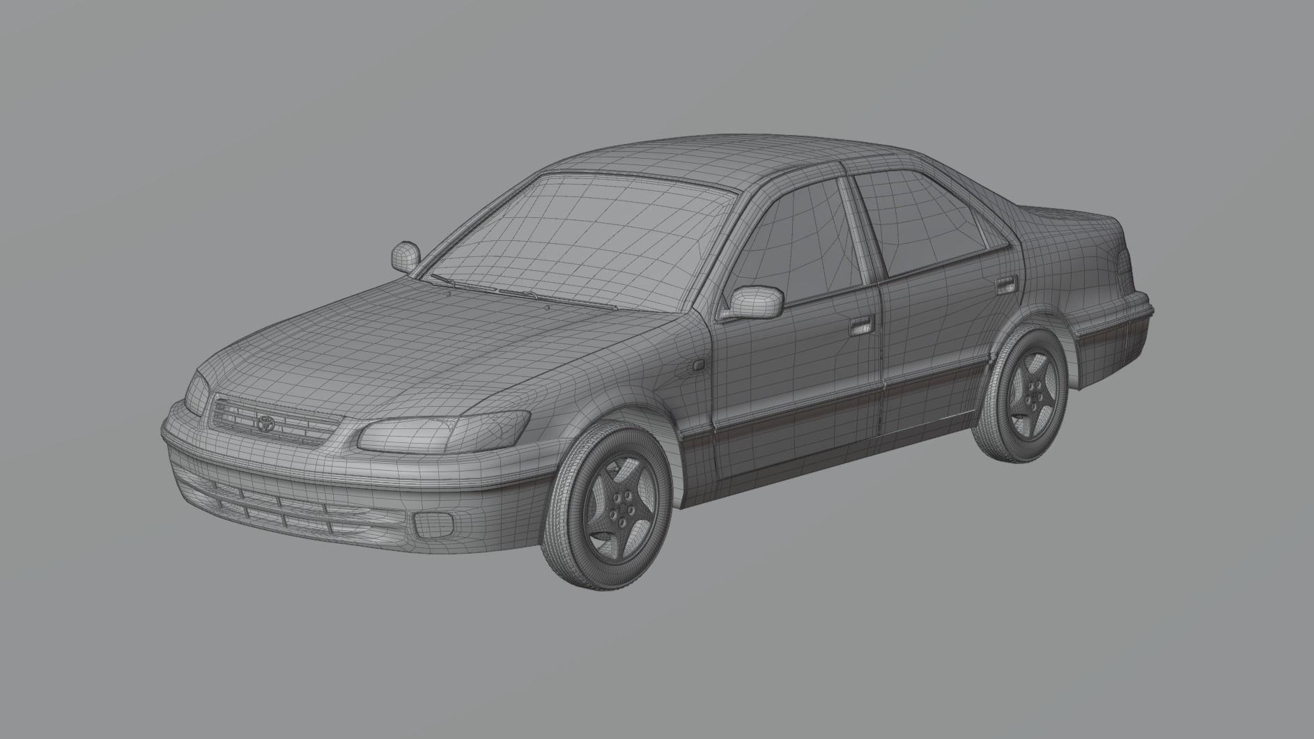 3D model Toyota Camry 1999 VR / AR / low-poly | CGTrader