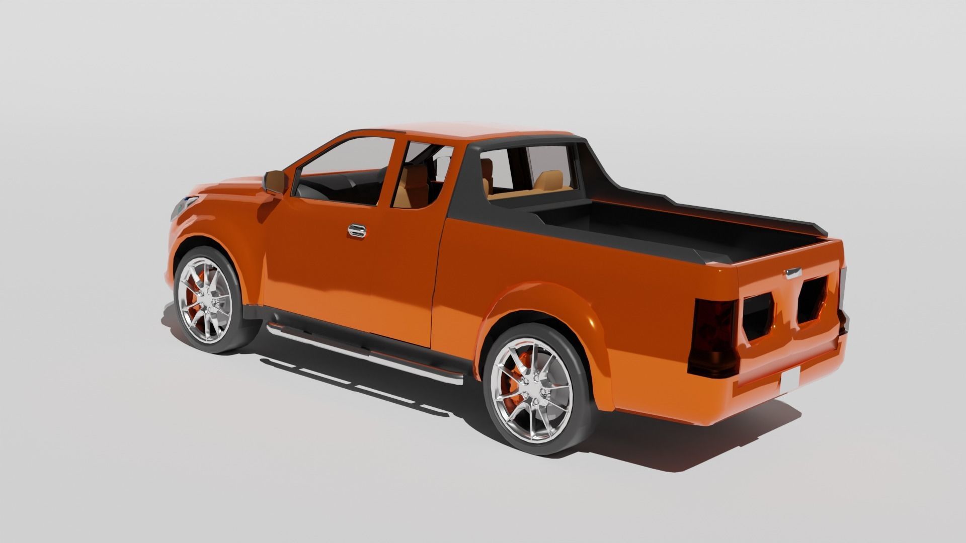 double cabin car 3D model | CGTrader