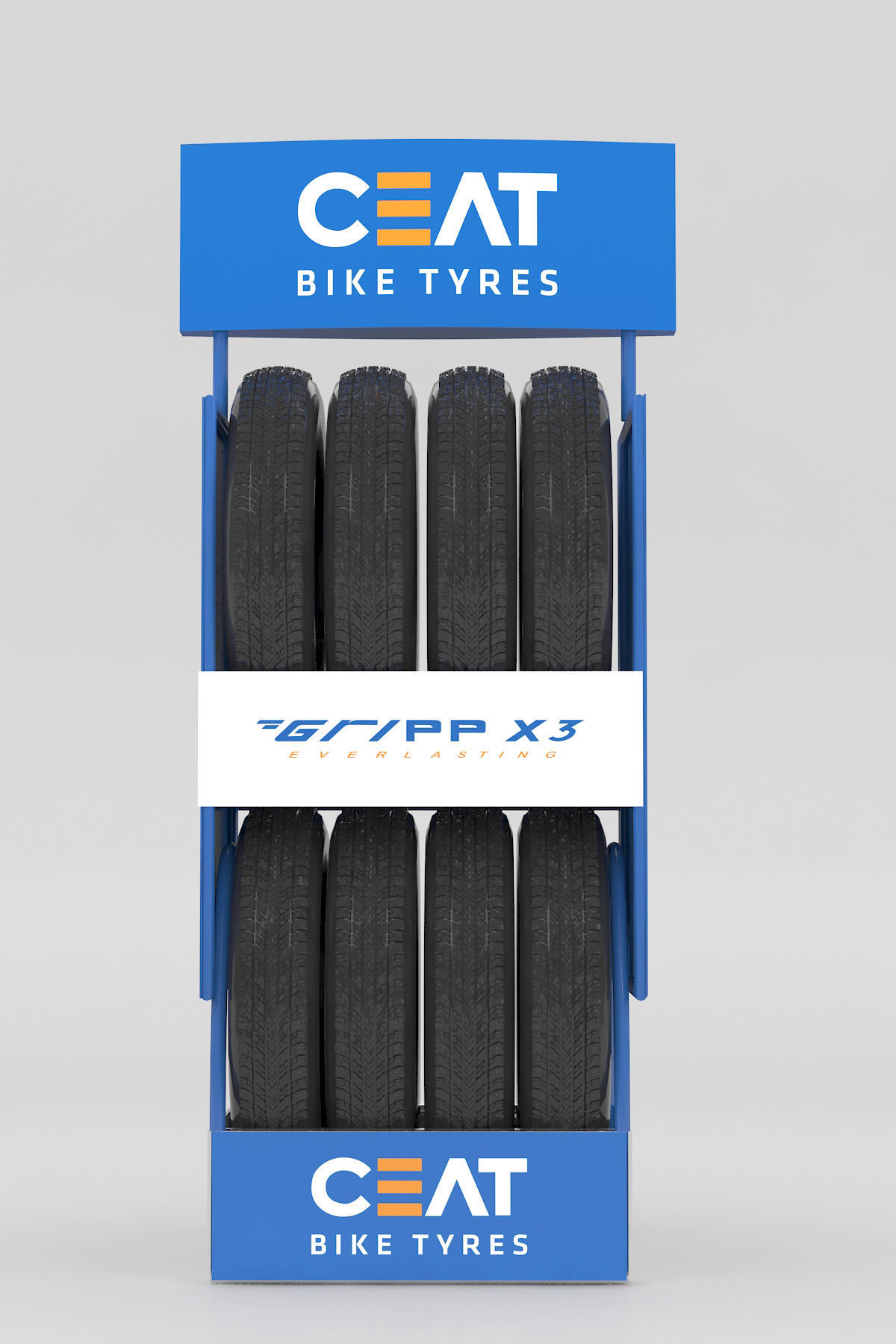 2 Wheler Tyre Stand 3D model | CGTrader