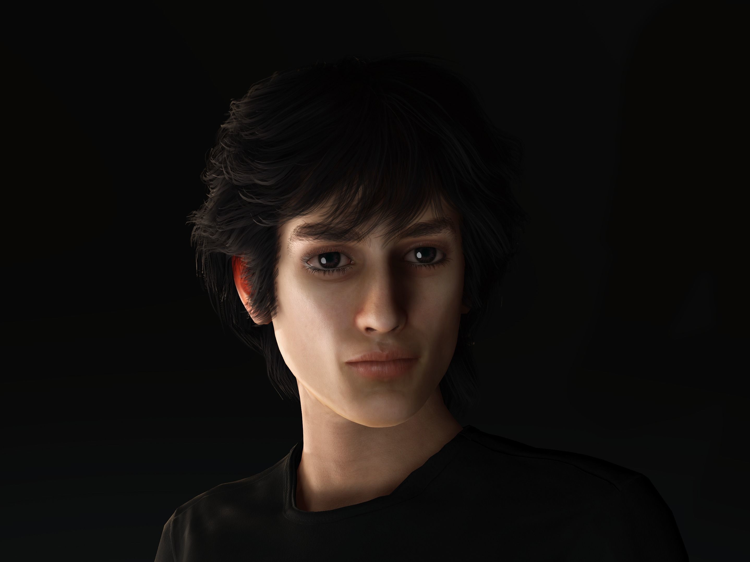 3D model Nico- Teen male Character VR / AR / low-poly | CGTrader