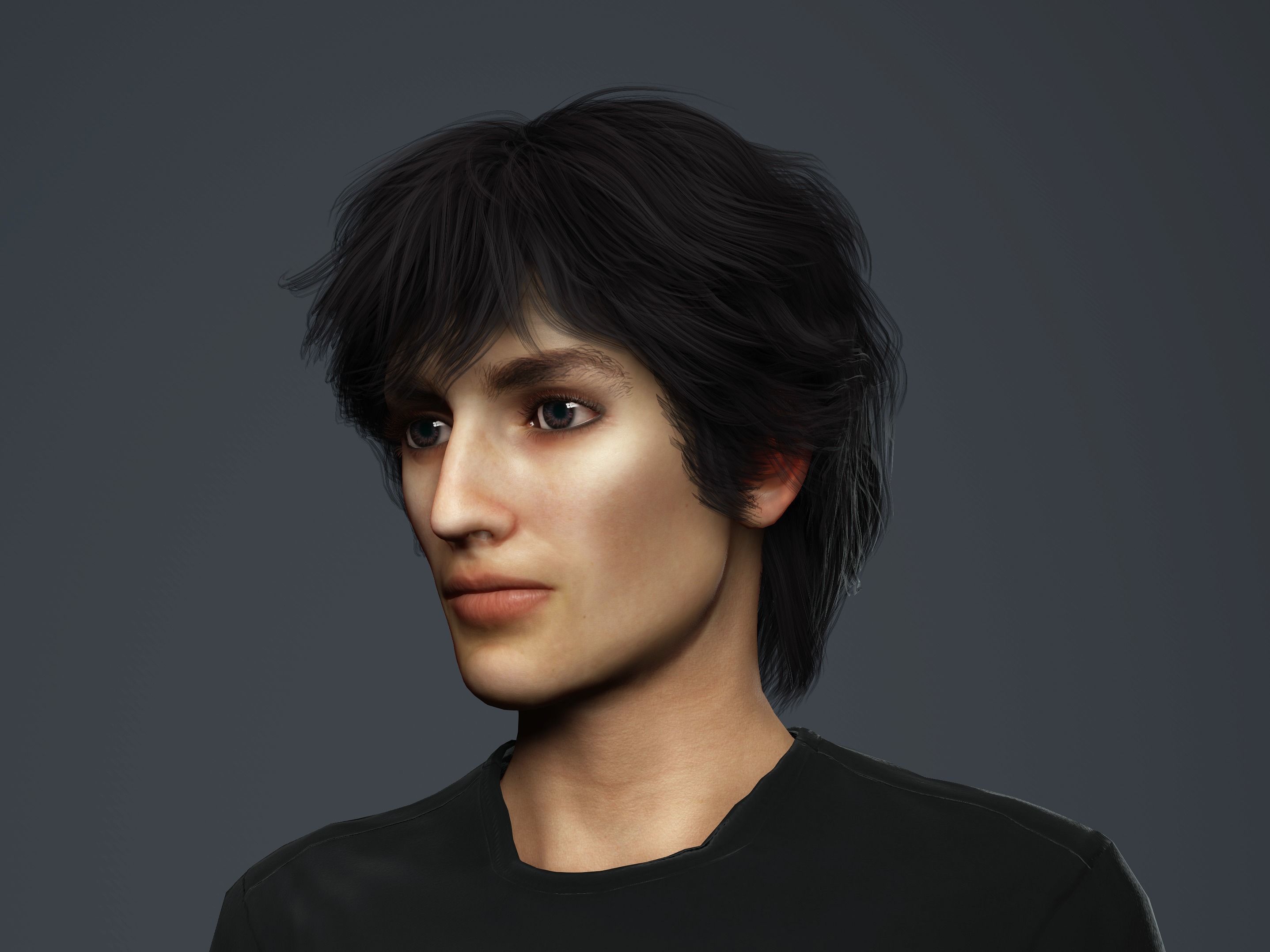 3D model Nico- Teen male Character VR / AR / low-poly | CGTrader