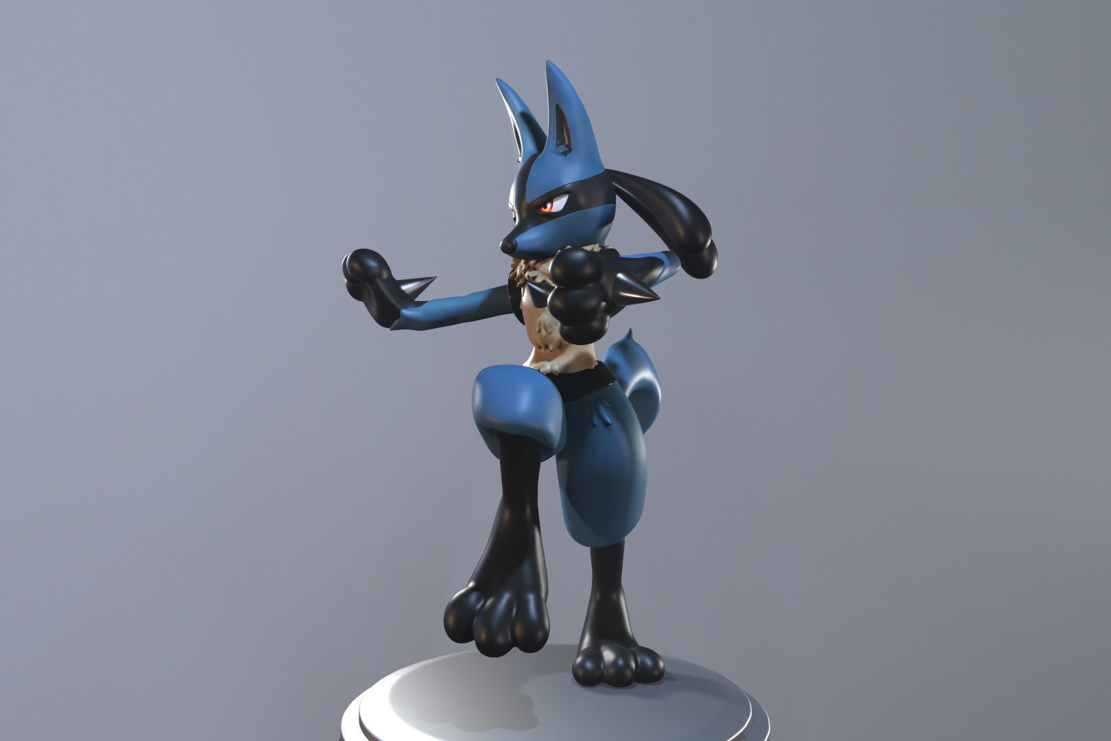 Lucario 3D model | CGTrader