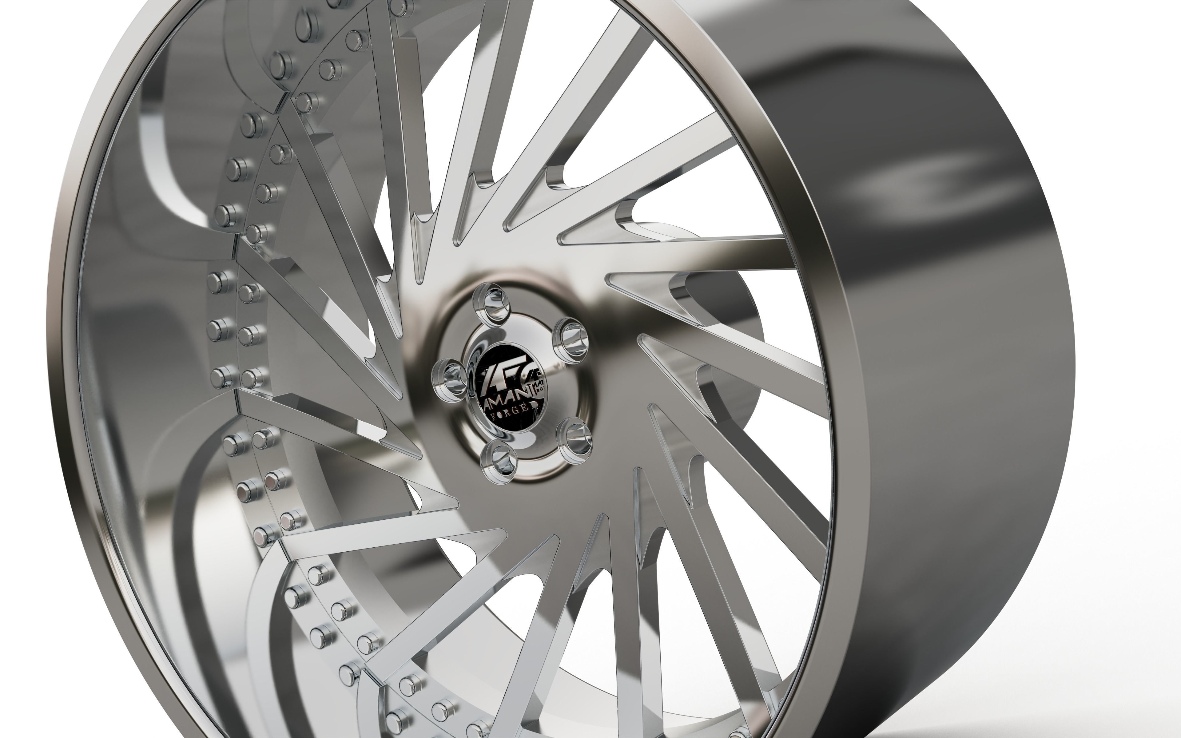 AMANI FORGED ALDO WHEEL 3D model 3D printable | CGTrader