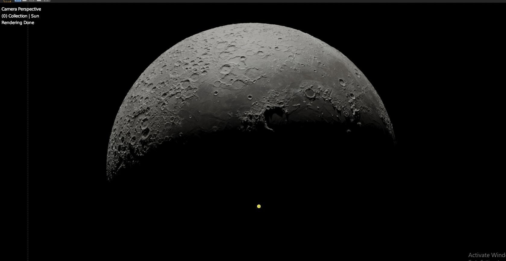 moon in space 3D model 3D printable | CGTrader