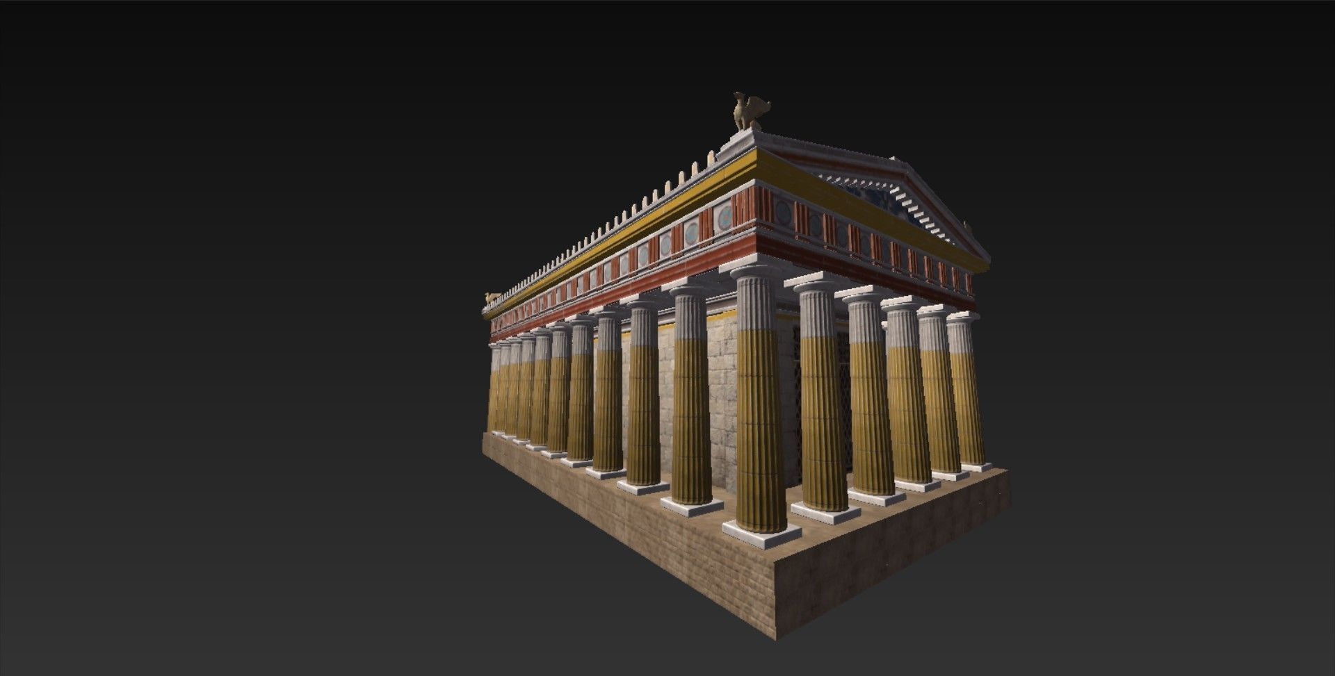 3D model Historical Greek Temple 1 VR / AR / low-poly | CGTrader