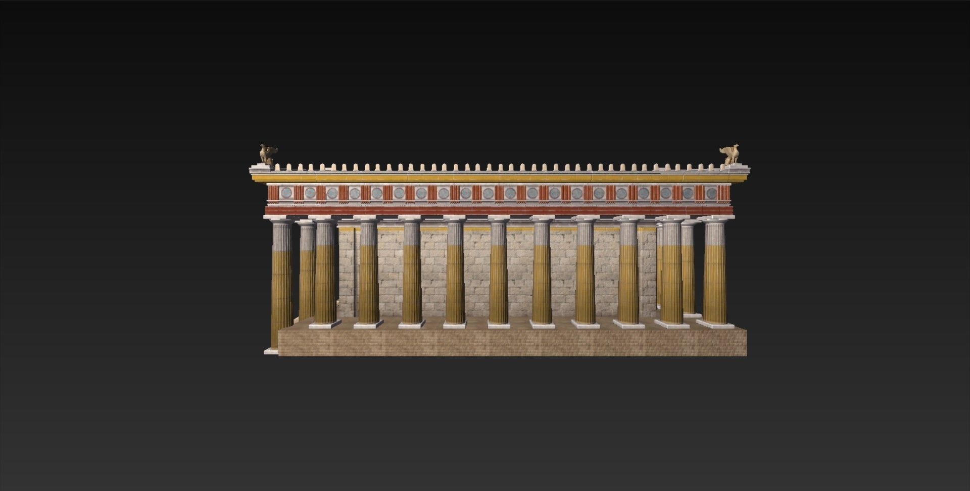 3D model Historical Greek Temple 1 VR / AR / low-poly | CGTrader