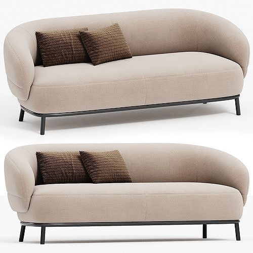 JULIET Fabric sofa By Domkapa 3d model 3D model | CGTrader