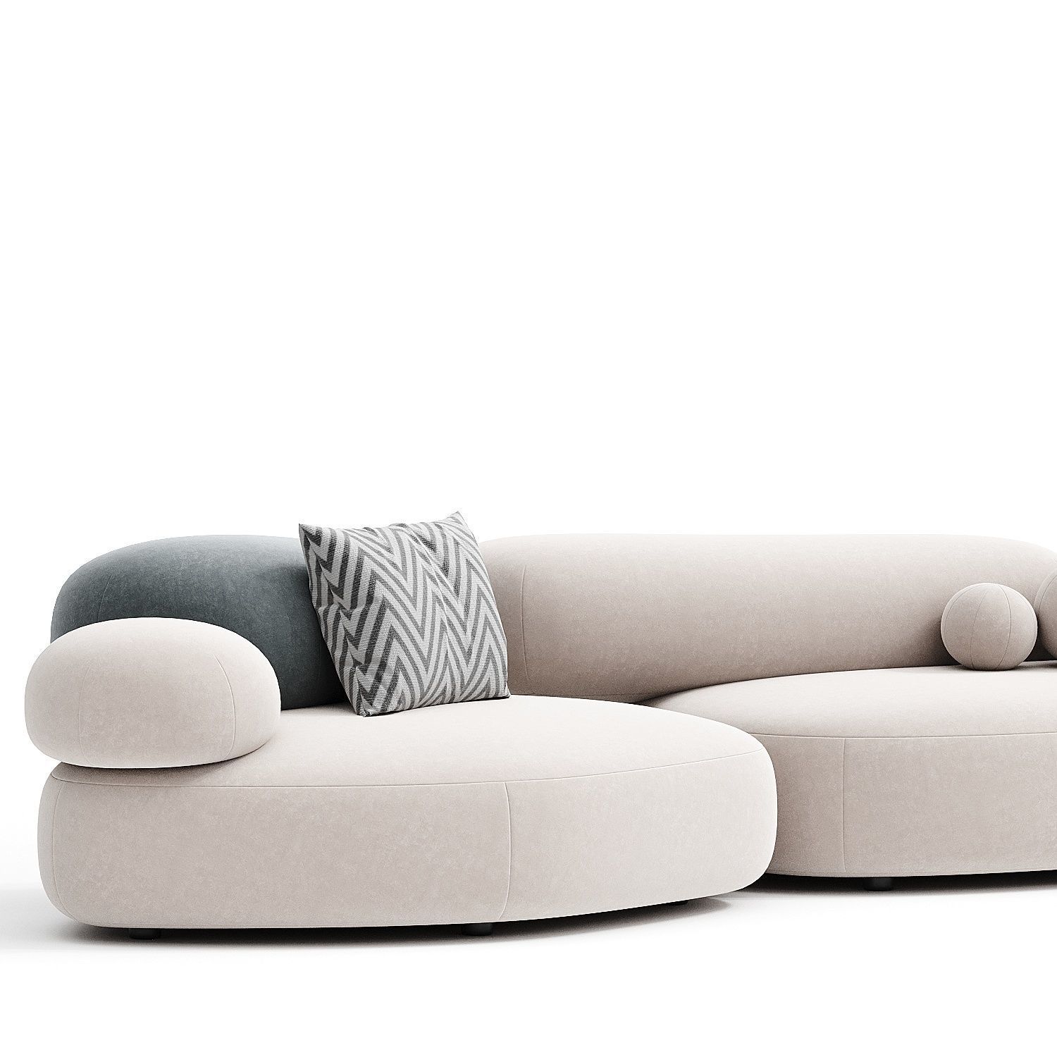 PEBBLE RUBBLE By Moroso design 3d model 3D model | CGTrader