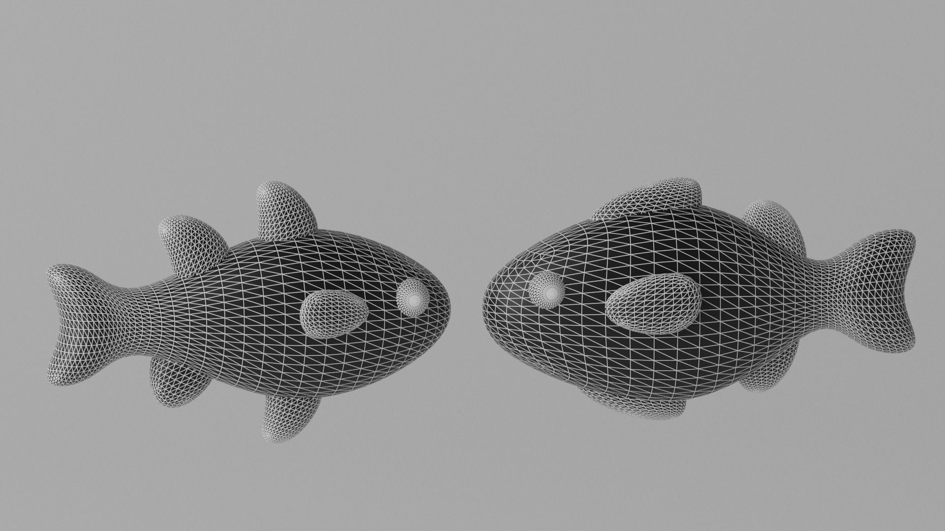 Cartoon Cute Fish 3D model | CGTrader