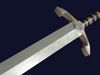 3D model Spatha sword with Excalibur handle VR / AR / low-poly | CGTrader