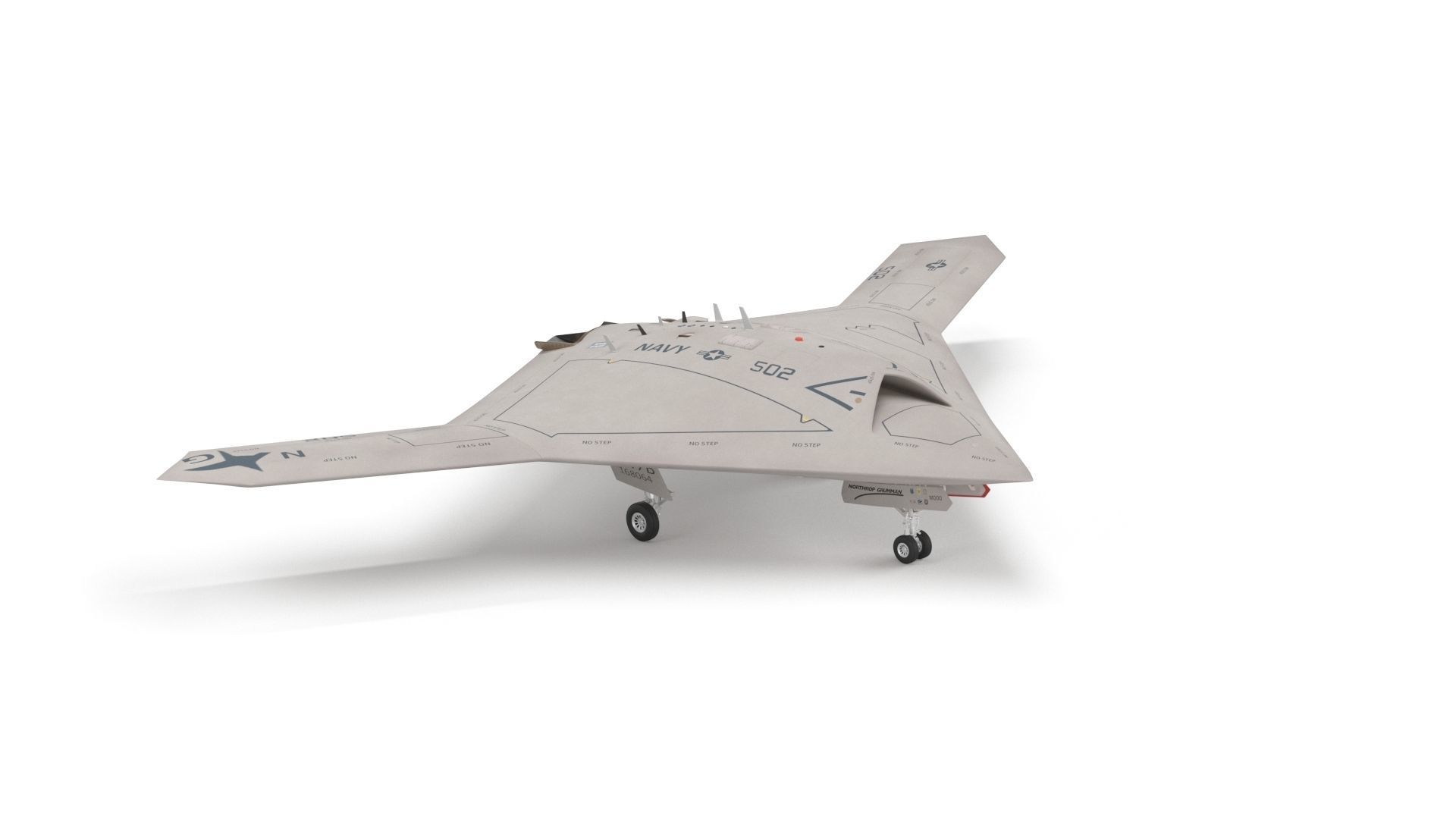 Northrop Grumman X-47B UCAV Drone 3D model | CGTrader