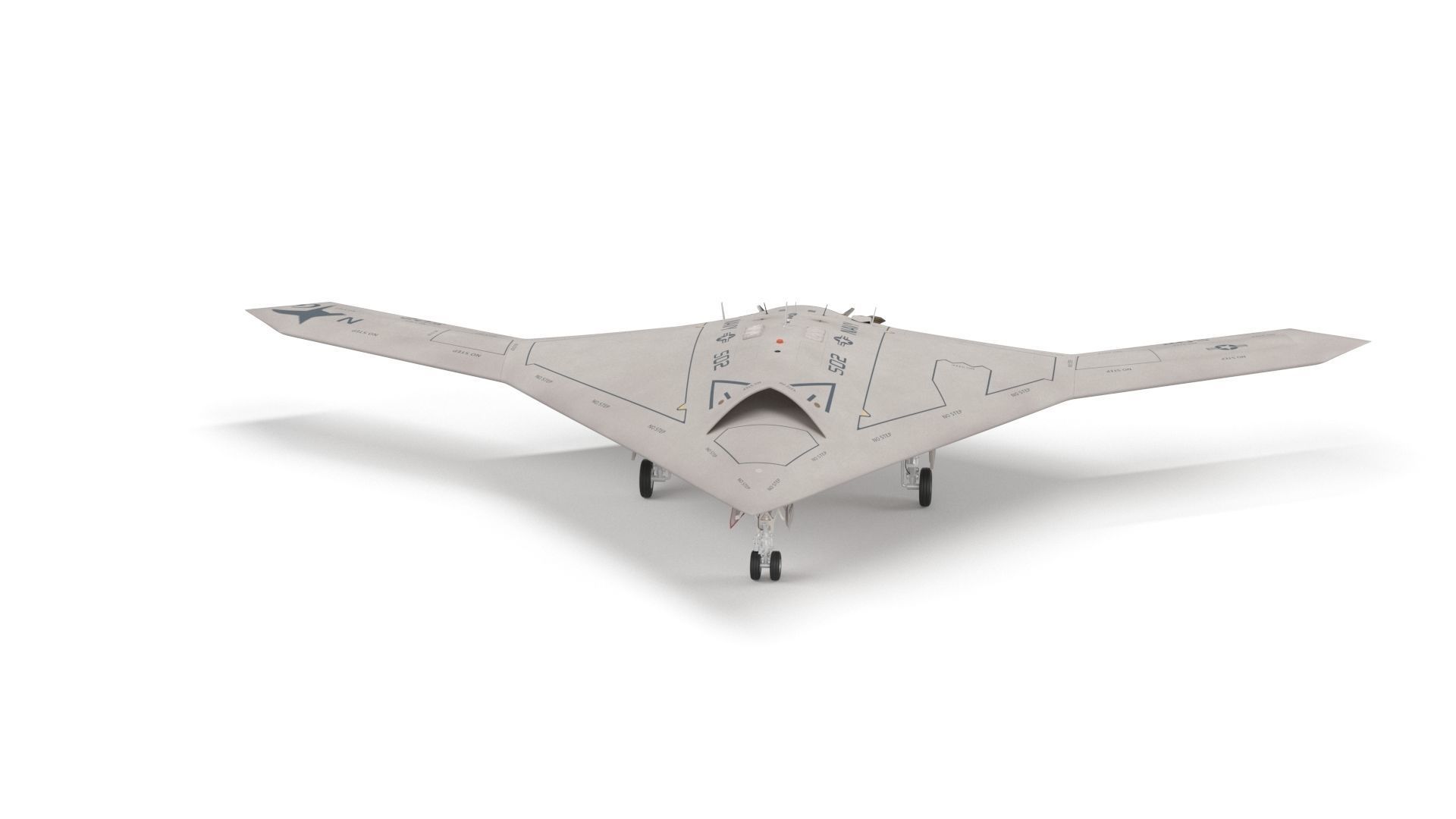 Northrop Grumman X-47B UCAV Drone 3D model | CGTrader