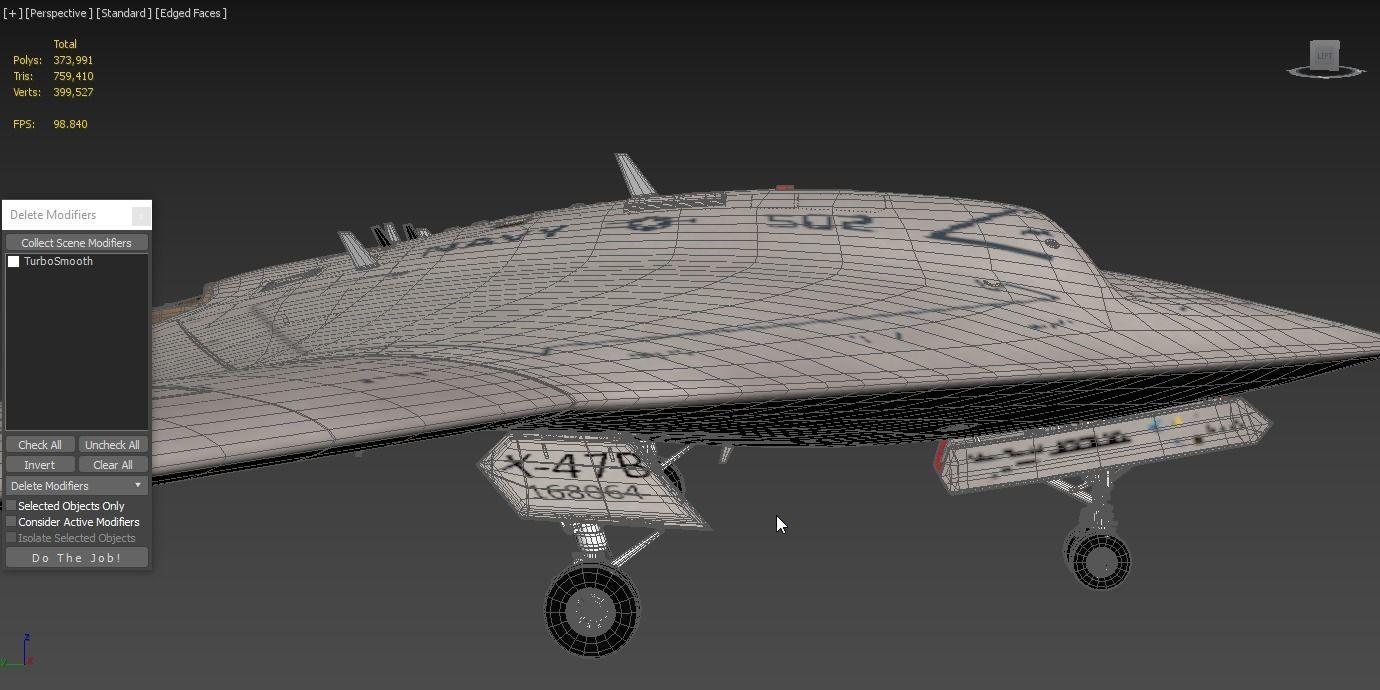 Northrop Grumman X-47B UCAV Drone 3D model | CGTrader
