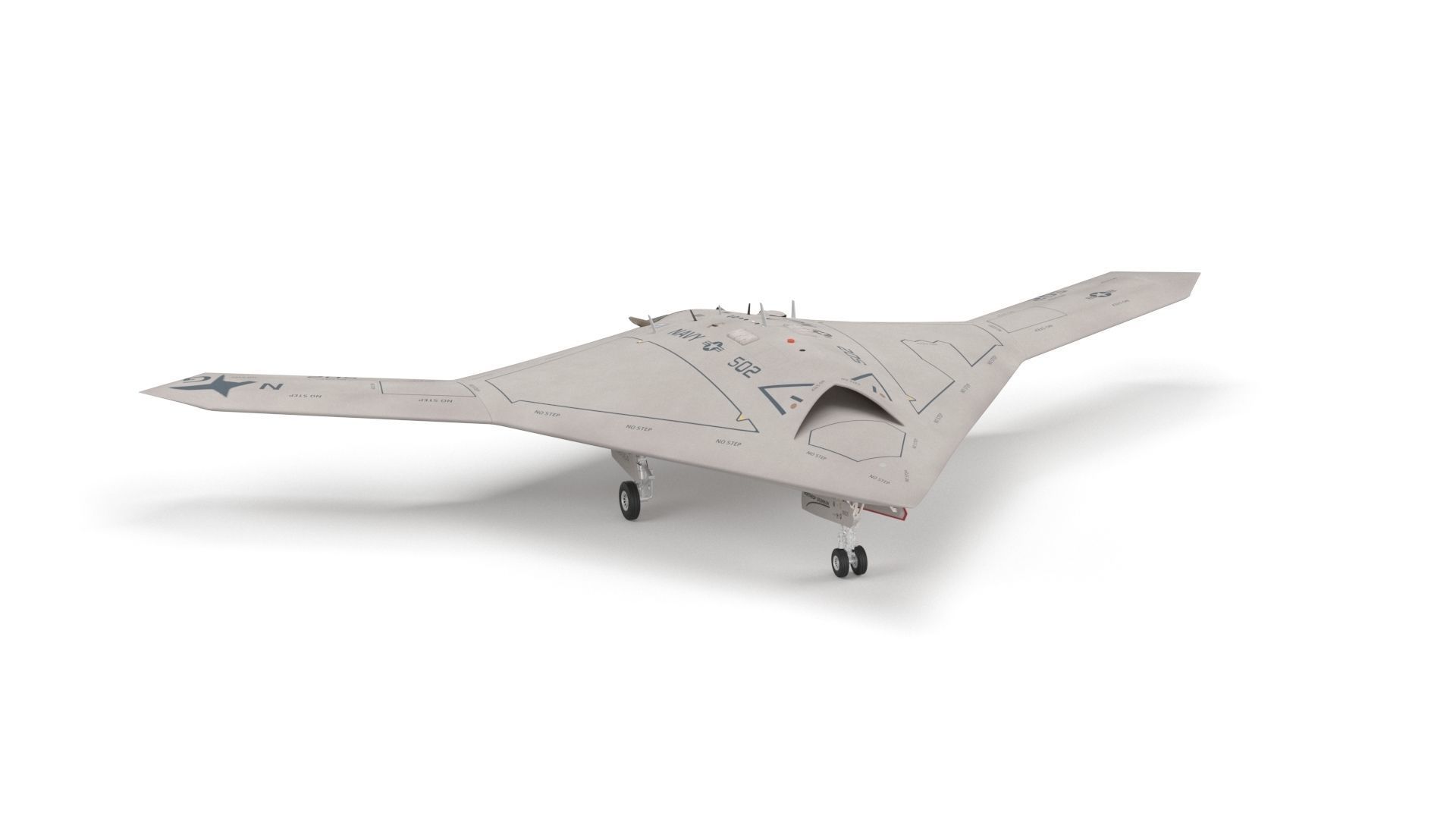 Northrop Grumman X-47B UCAV Drone 3D model | CGTrader