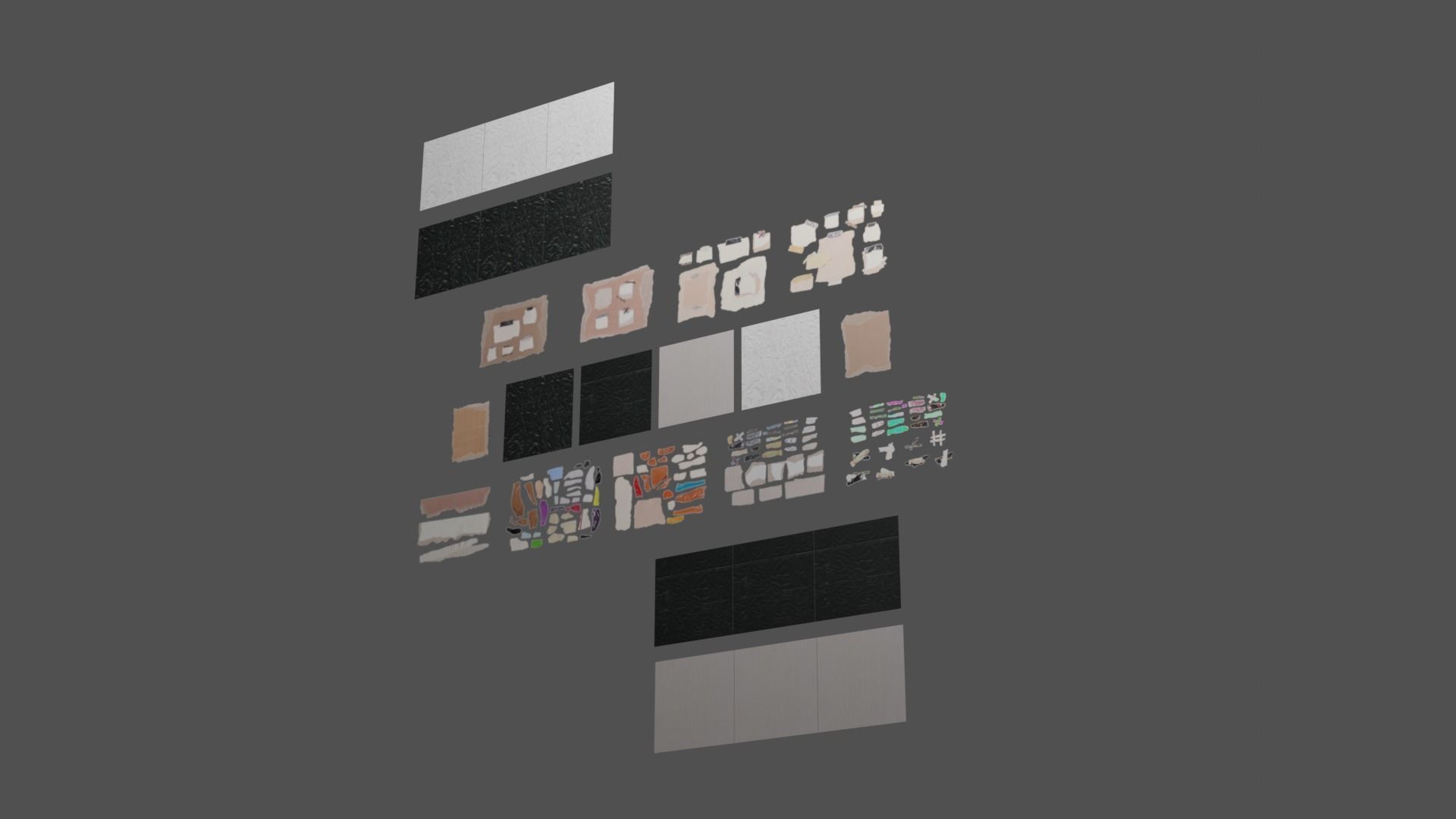 Texture Cardboard and Cute Sticky Notes Set and seamless texture tiles ...