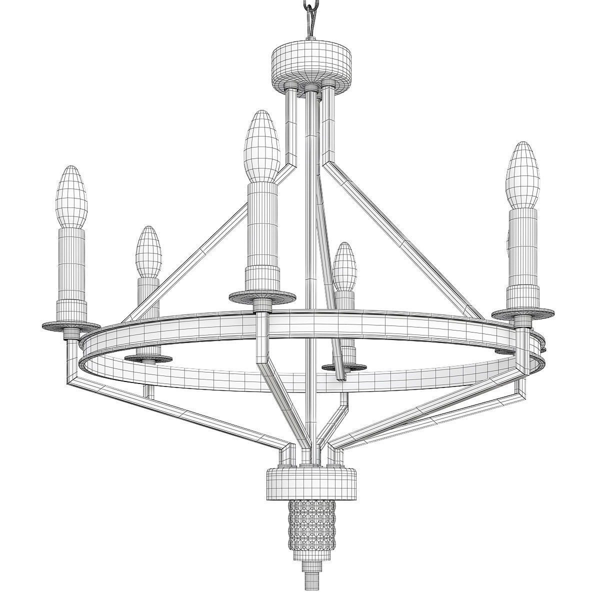 3D model Fainela Chandelier VR / AR / low-poly | CGTrader