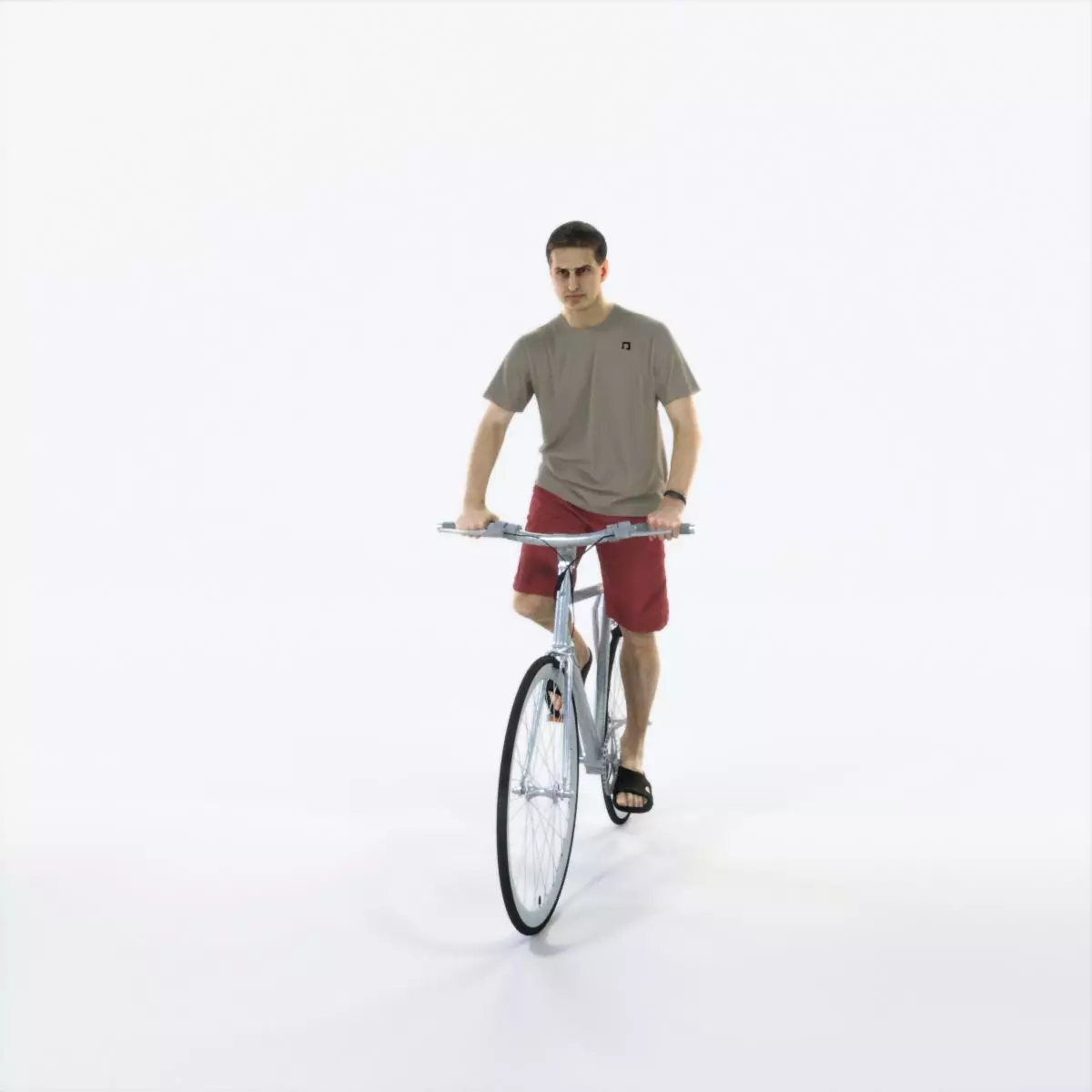 3D model Romance 09J bicycle bike Summer Casual Man VR / AR / low-poly ...