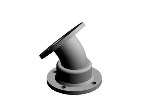 Compact MJ fittings - 45° MJ x FE Bends (1/8) - Cement Lined ... free ...