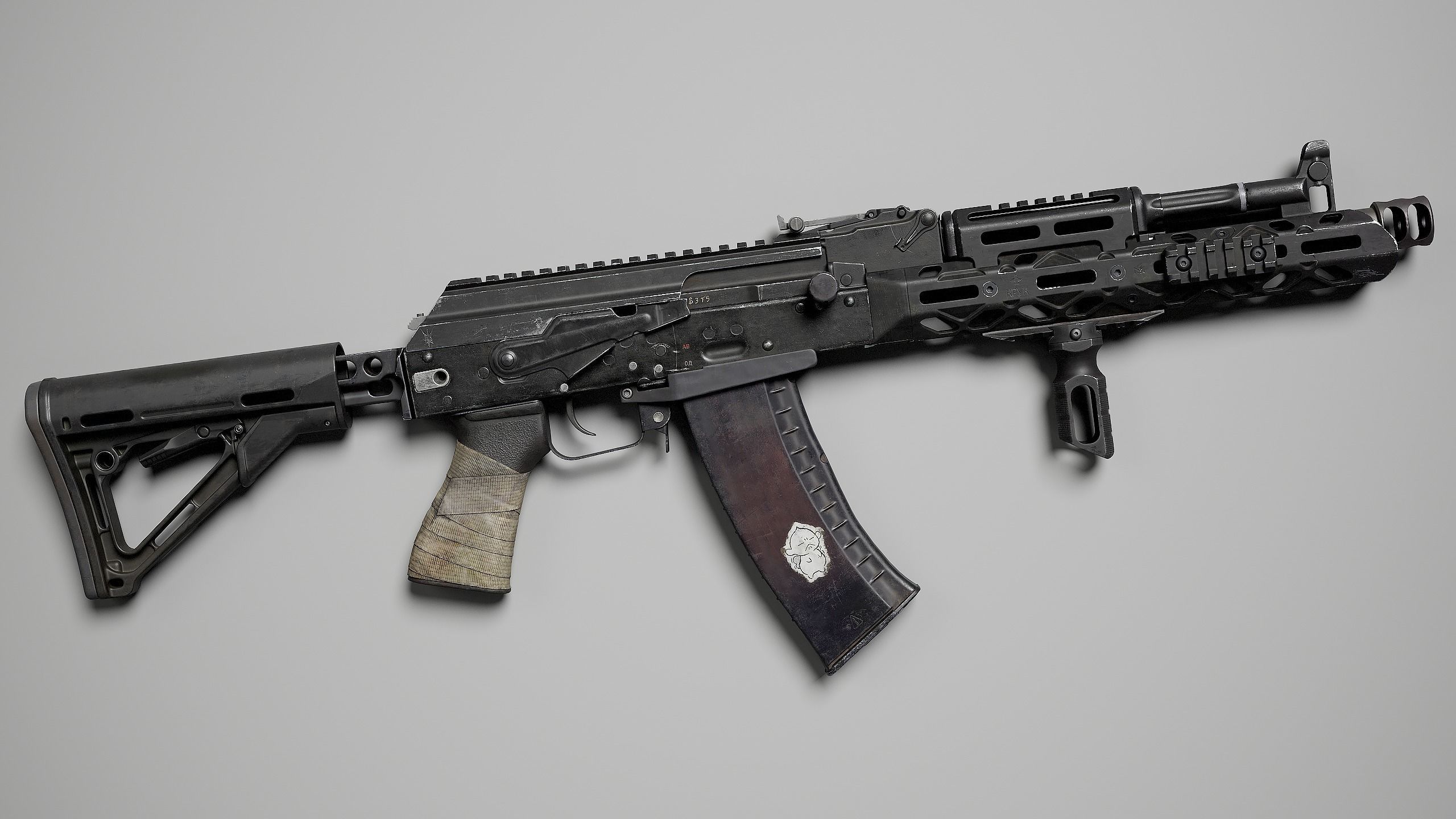 3D model Custom AK-105 rifle VR / AR / low-poly | CGTrader