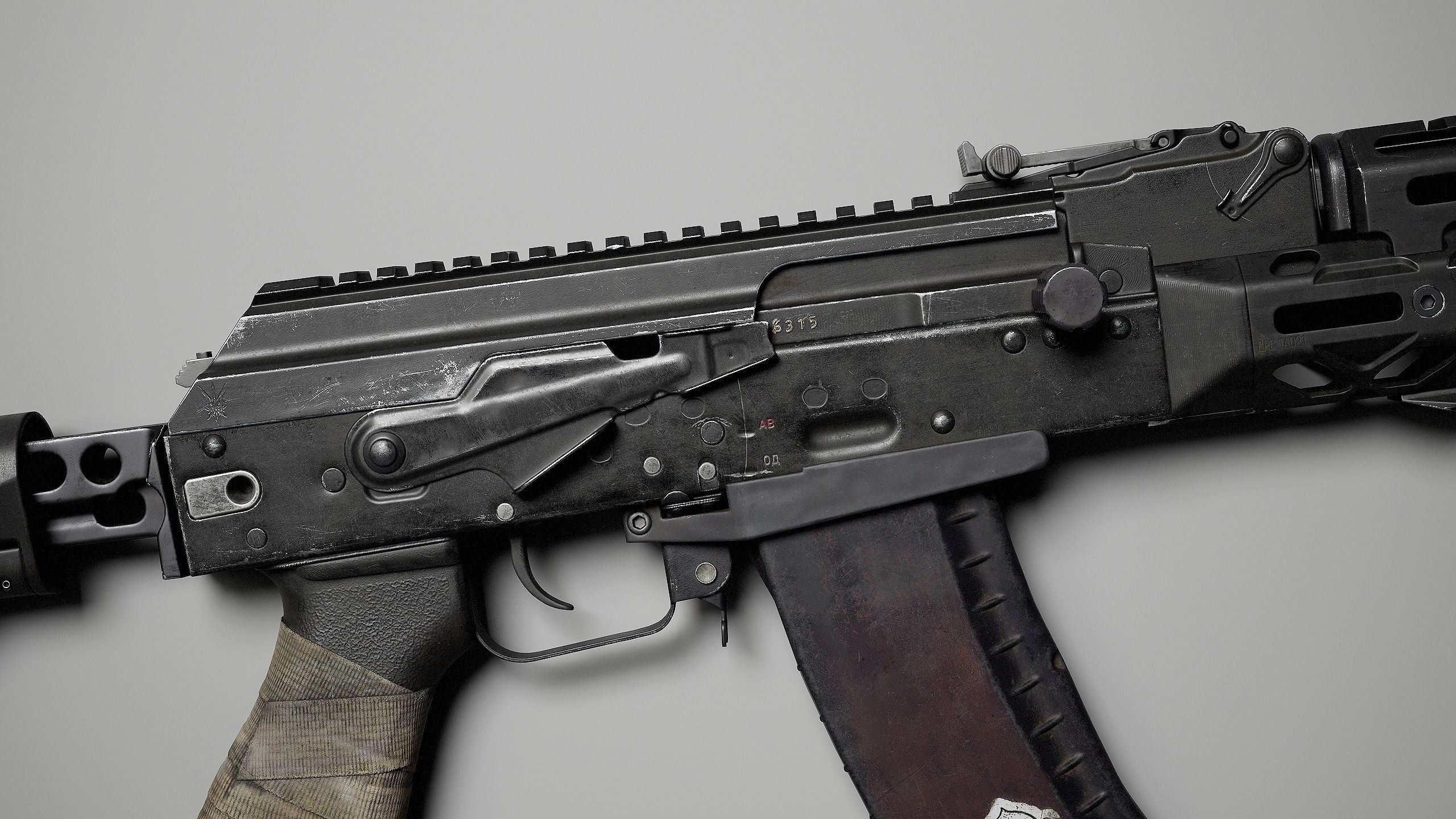 3D model Custom AK-105 rifle VR / AR / low-poly | CGTrader