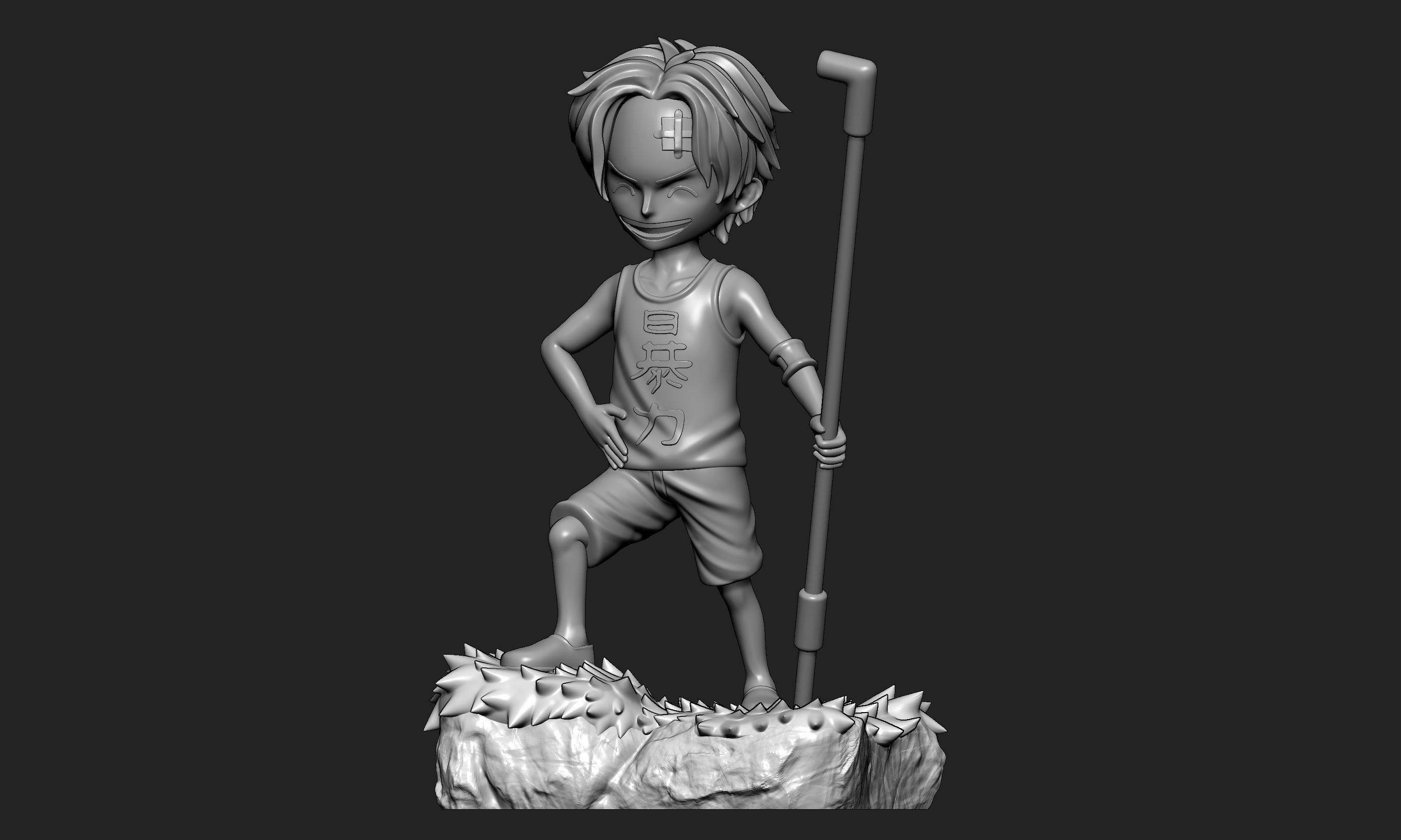 One Piece - Kid Ace 3D model 3D printable | CGTrader