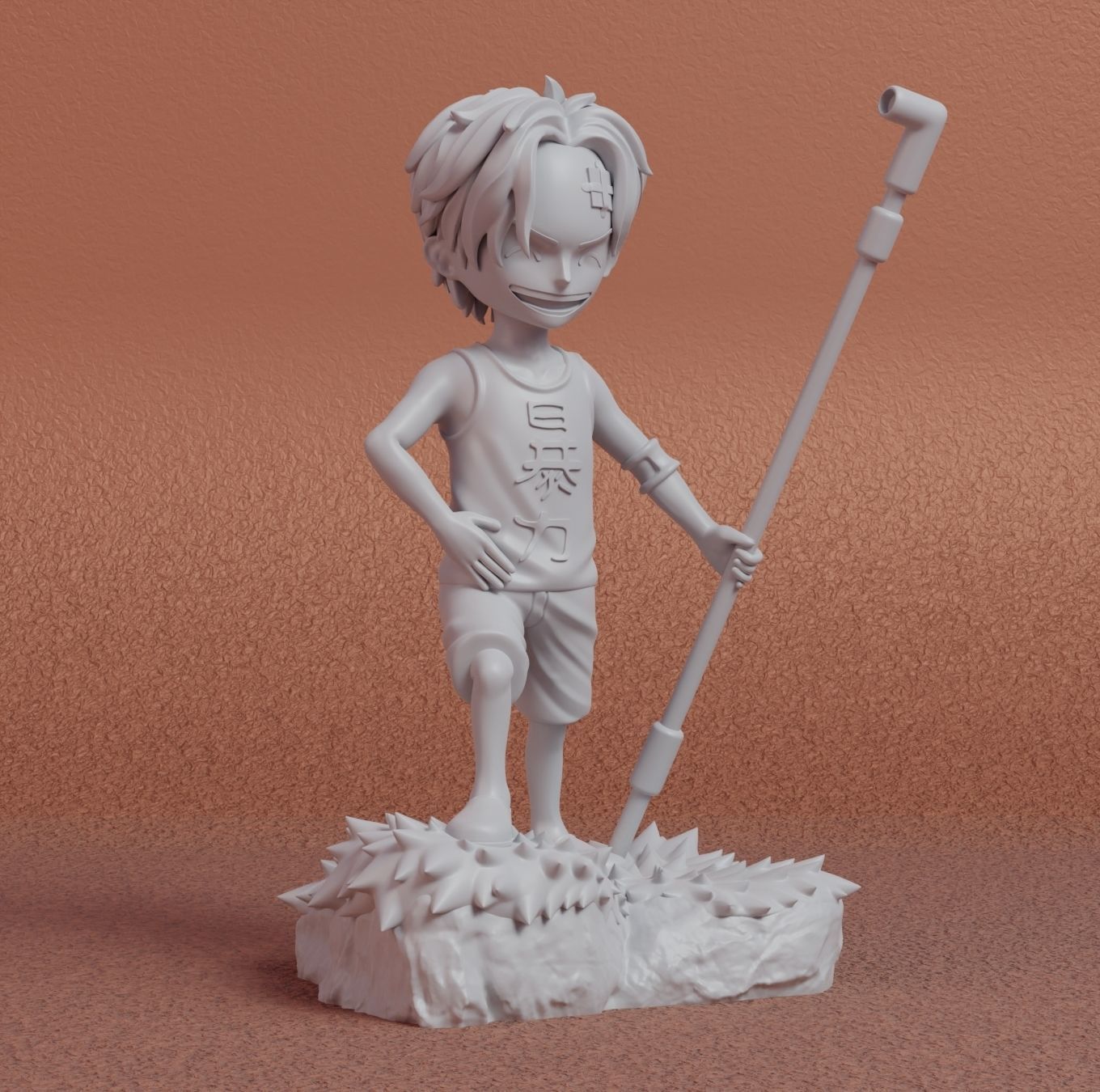 One Piece - Kid Ace 3D model 3D printable | CGTrader