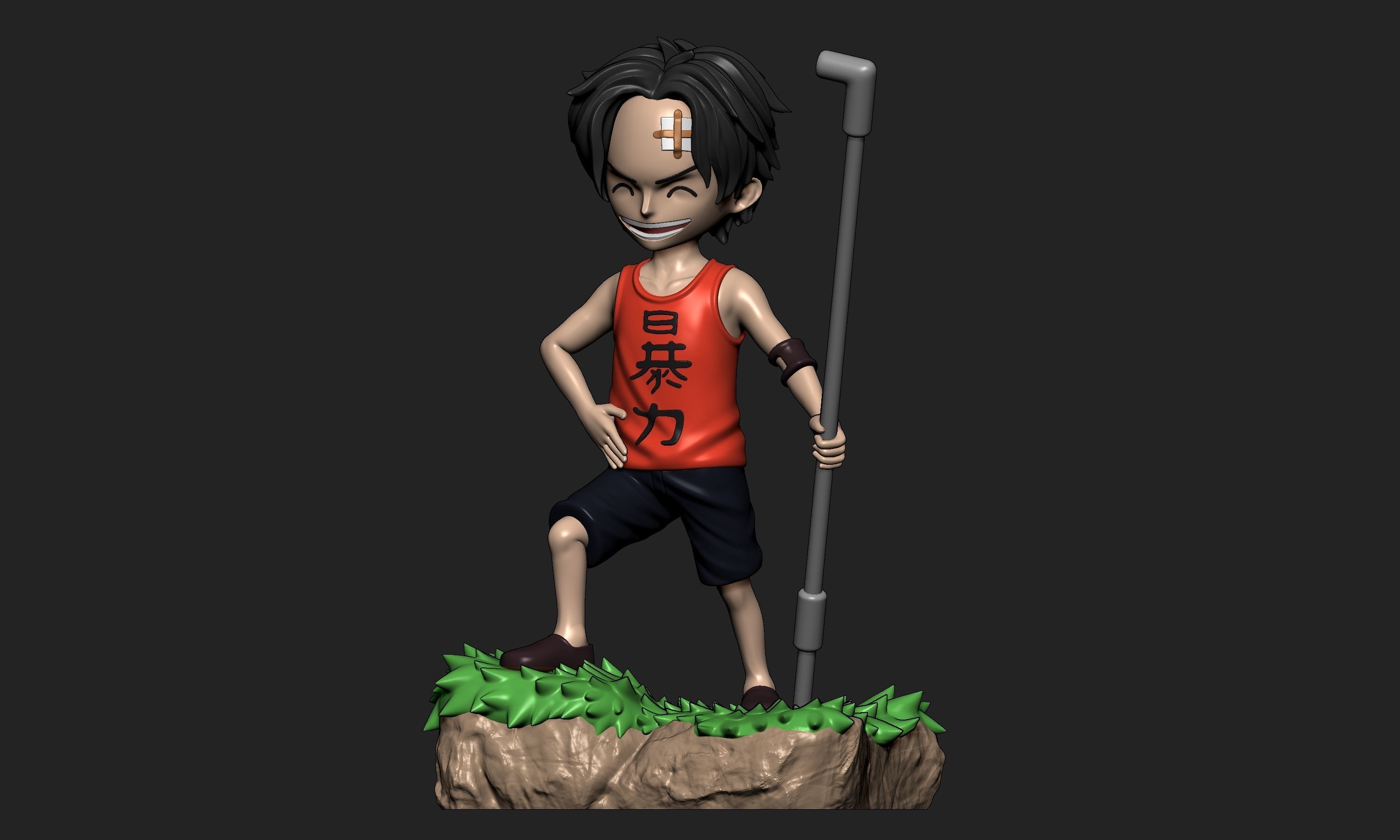 One Piece - Kid Ace 3D model 3D printable | CGTrader