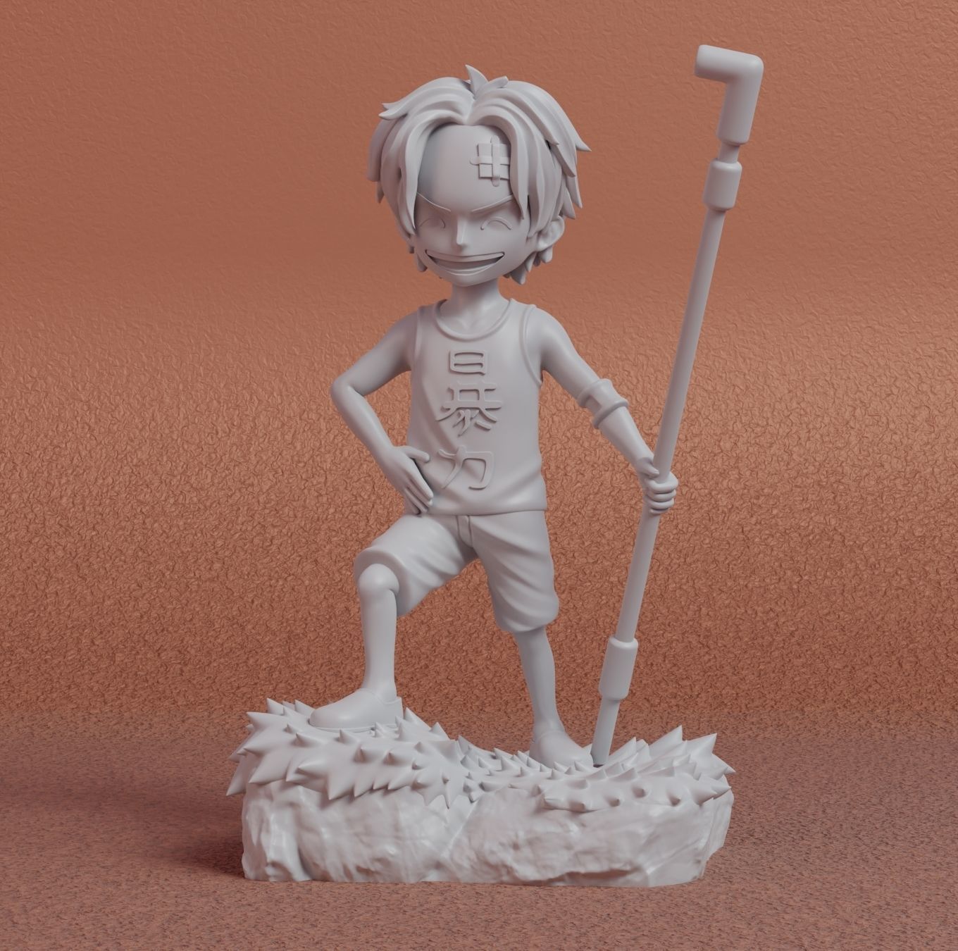 One Piece - Kid Ace 3D model 3D printable | CGTrader