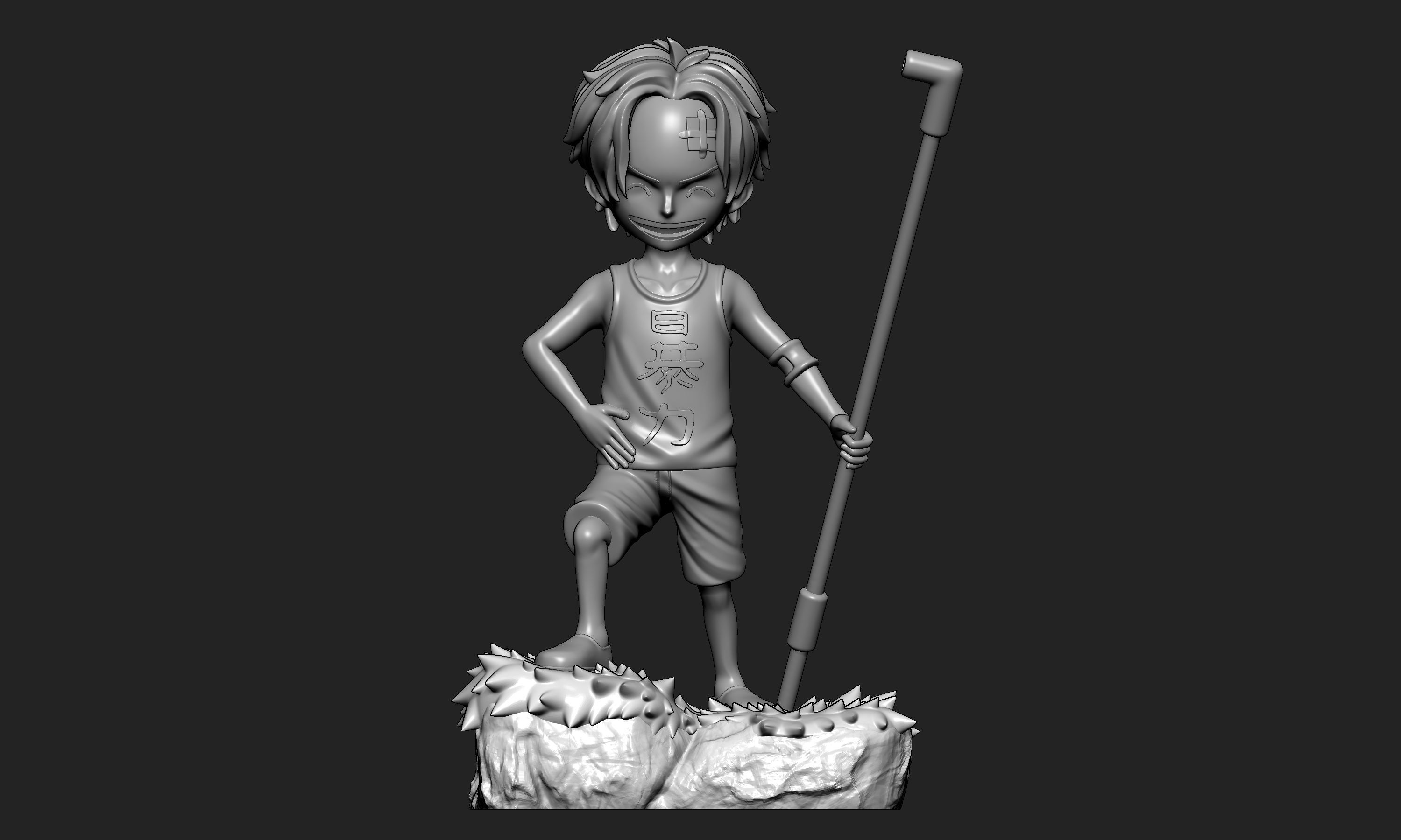 One Piece - Kid Ace 3D model 3D printable | CGTrader