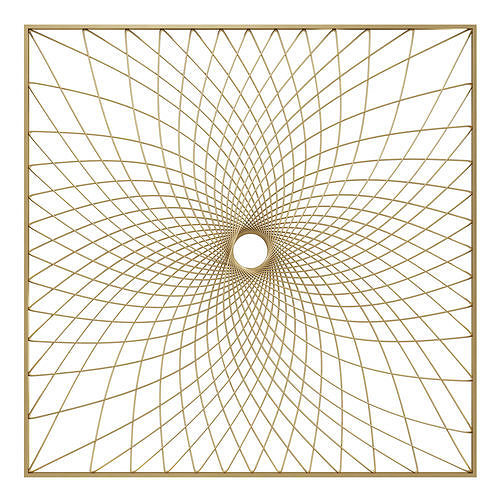 Square metal wall decor by Wayfair 3D model | CGTrader