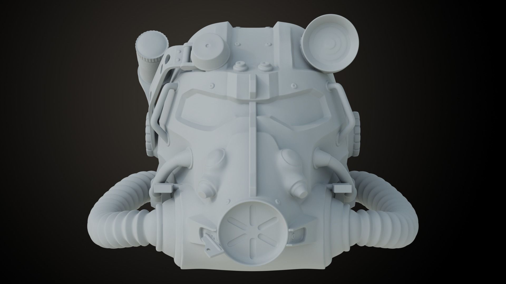 Fallout T60 Helmet 3D model 3D printable | CGTrader