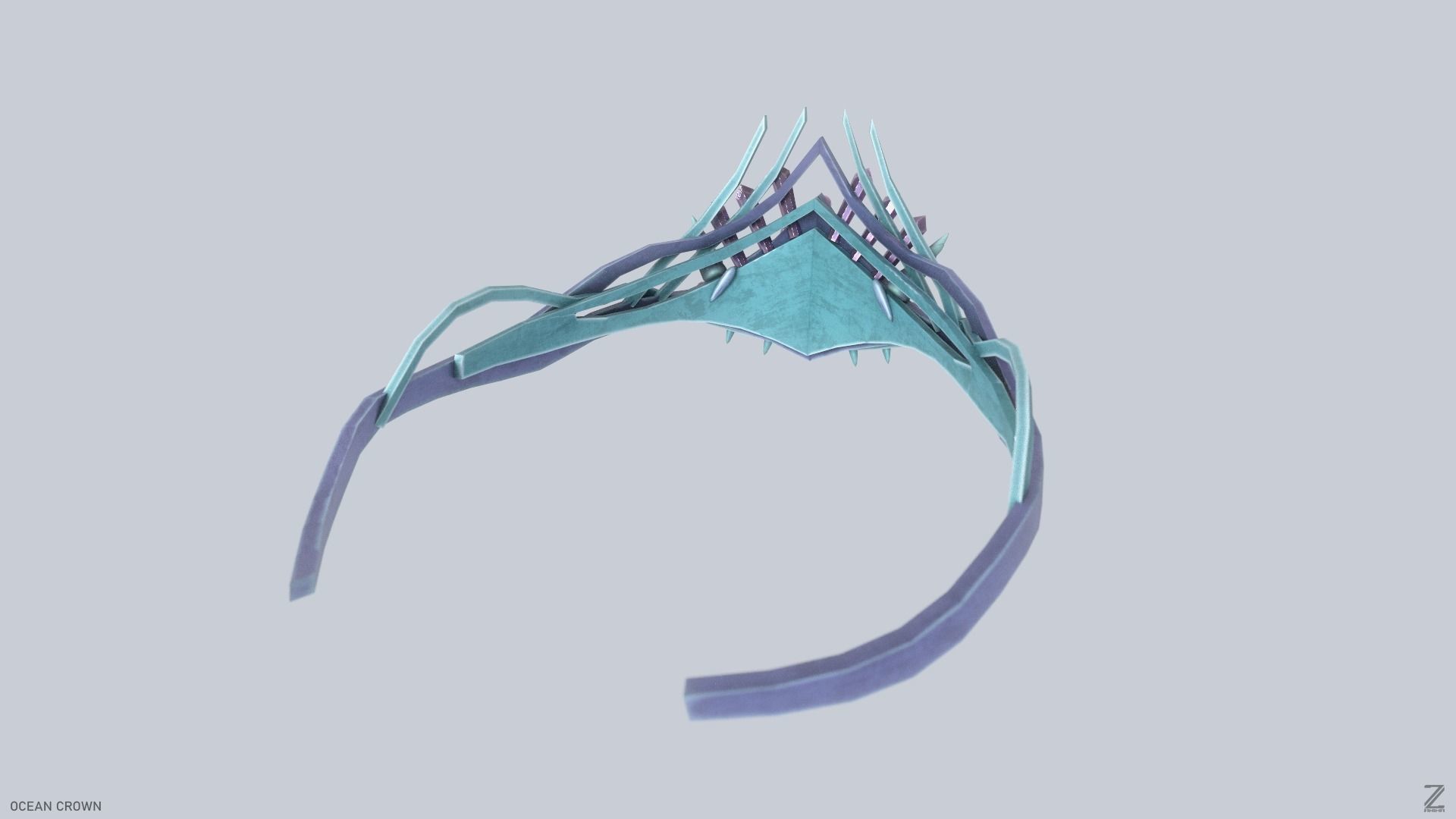 3D model Ocean crown VR / AR / low-poly | CGTrader