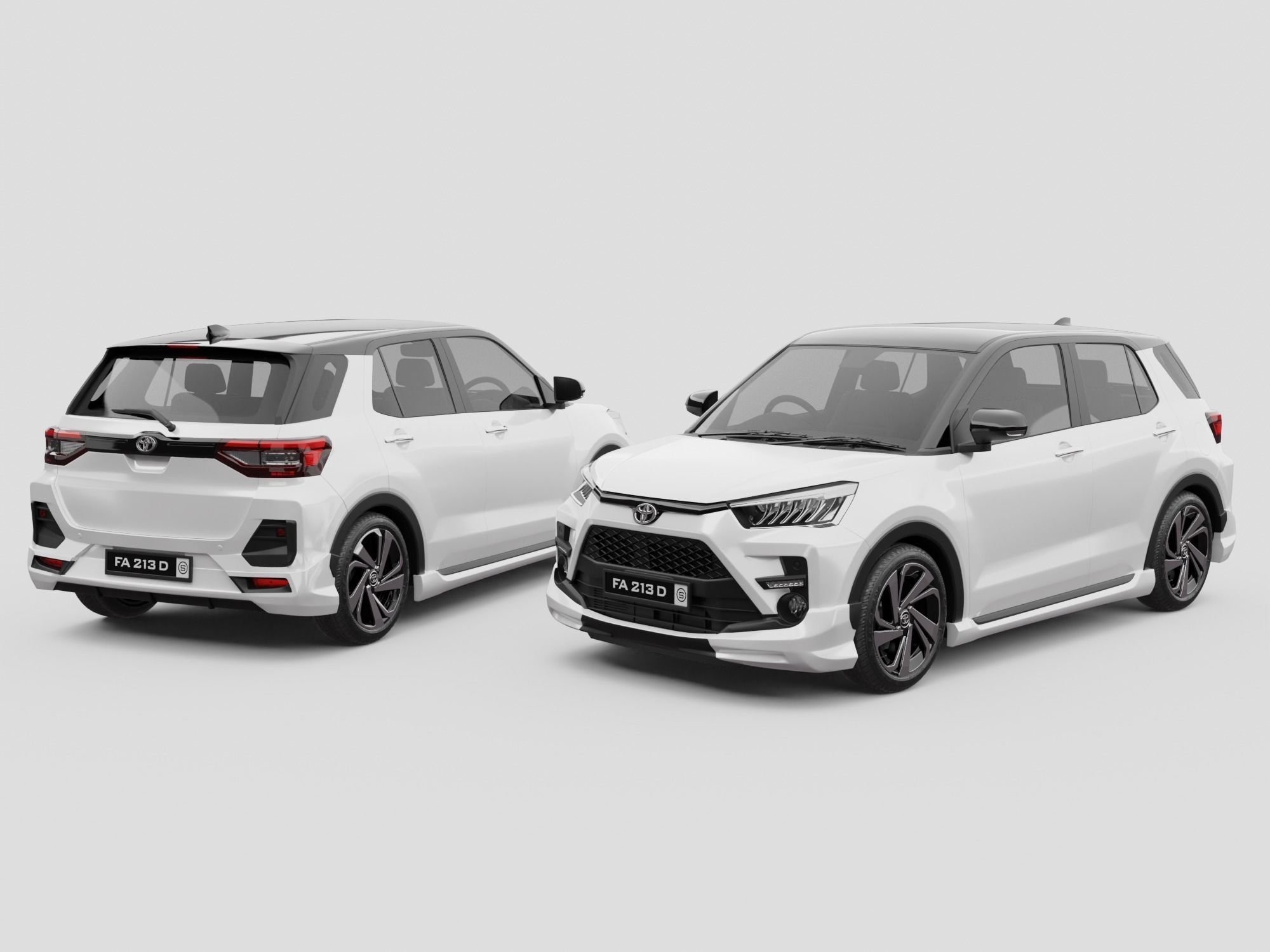 Toyota Raize GR 3D model | CGTrader