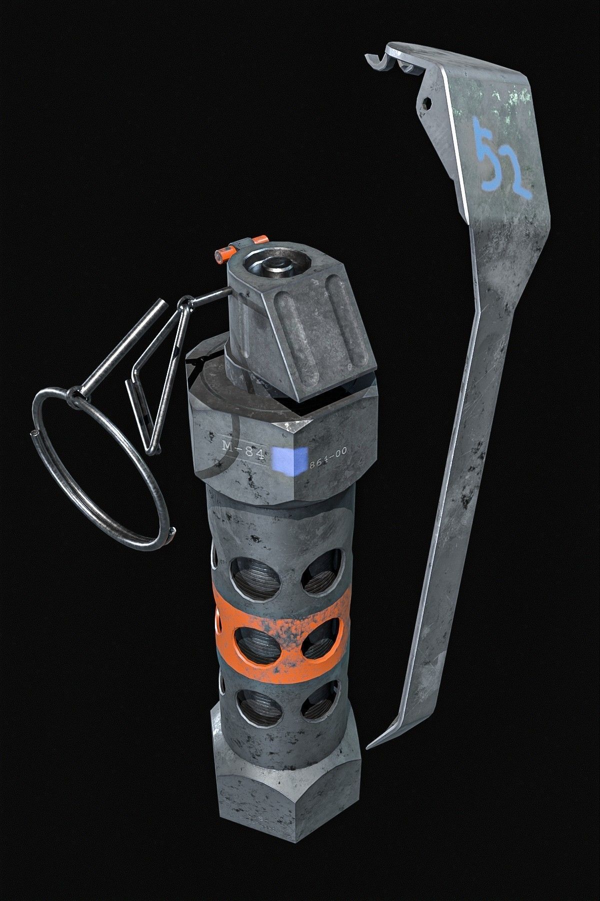 3D model Flash Grenade 3 Pack VR / AR / low-poly | CGTrader